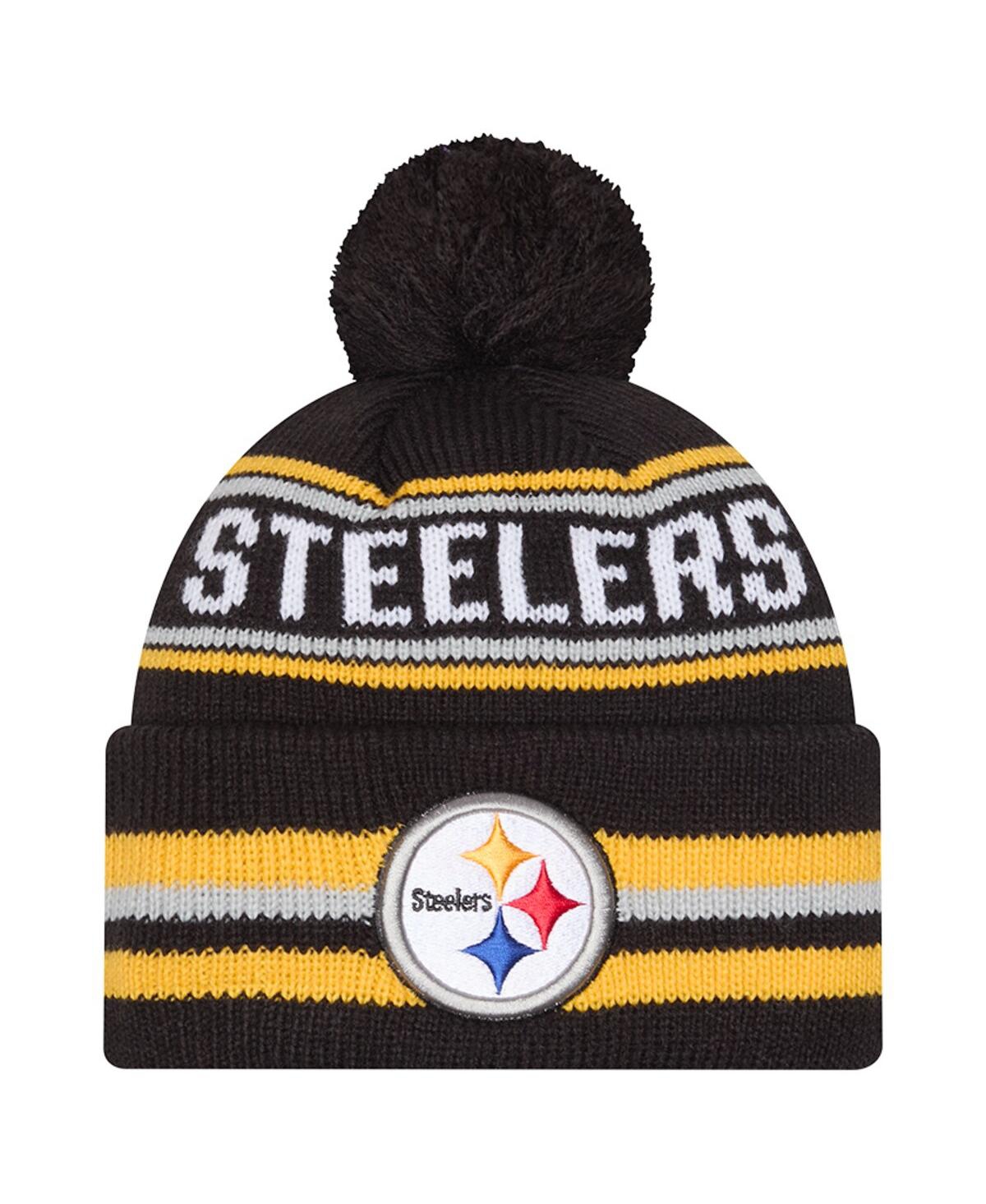 Click here for New Era Mens Black Pittsburgh Steelers Classic Cuf... prices