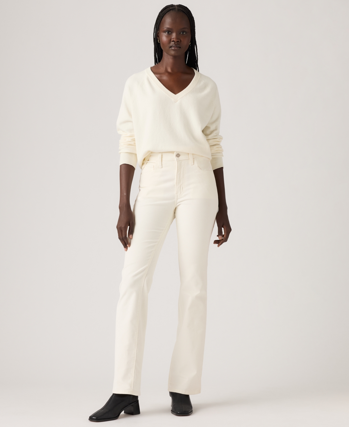 Click here for Levis 725 High-Waist Classic Stretch Bootcut Jeans... prices