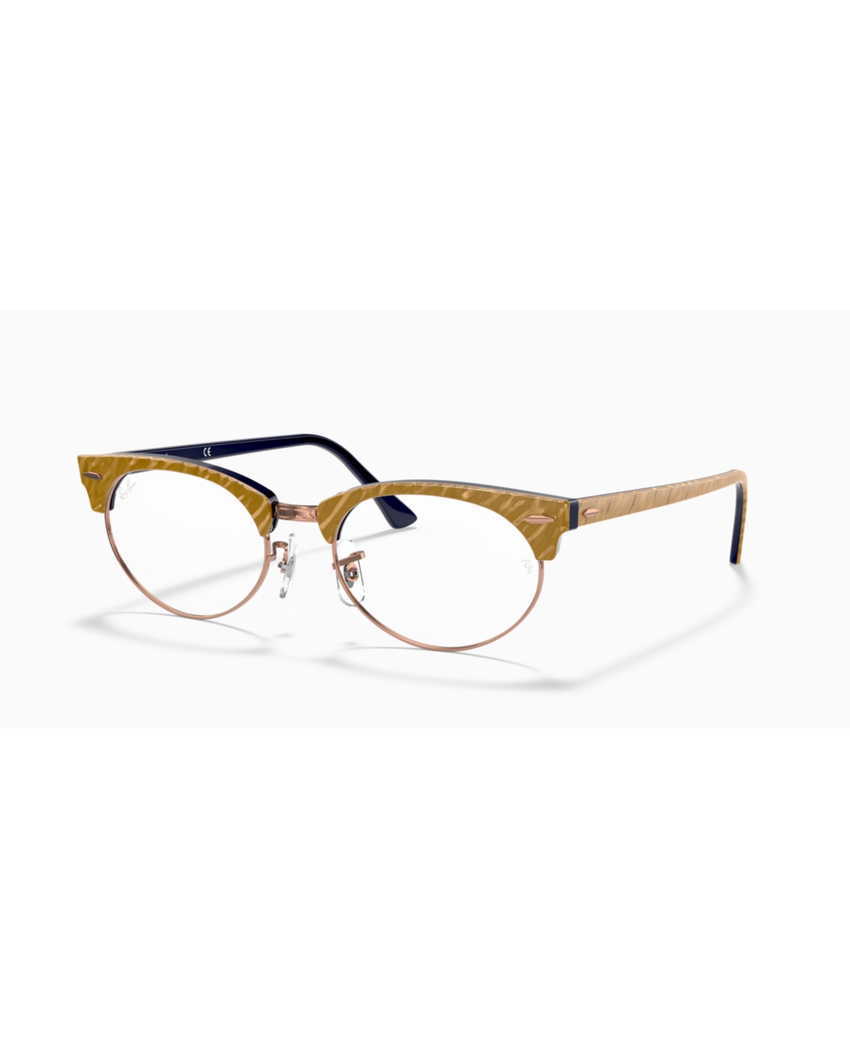 Click here for Ray-Ban Unisex Round Clubmaster Oval Optics Eyegla... prices