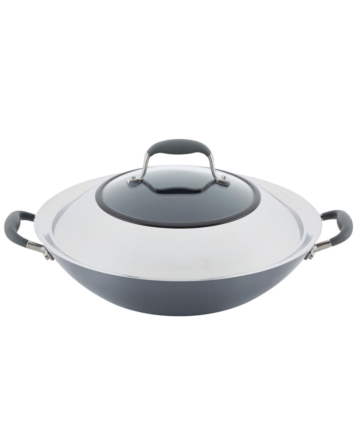 Click here for Anolon Advanced Home Hard-Anodized Nonstick Wok wi... prices