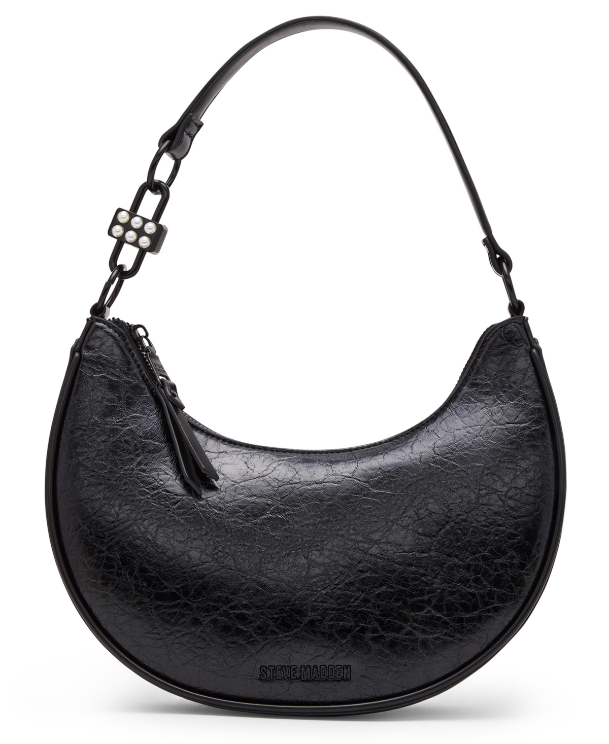 Click here for Steve Madden Blohan Small Hobo Bag - Black prices