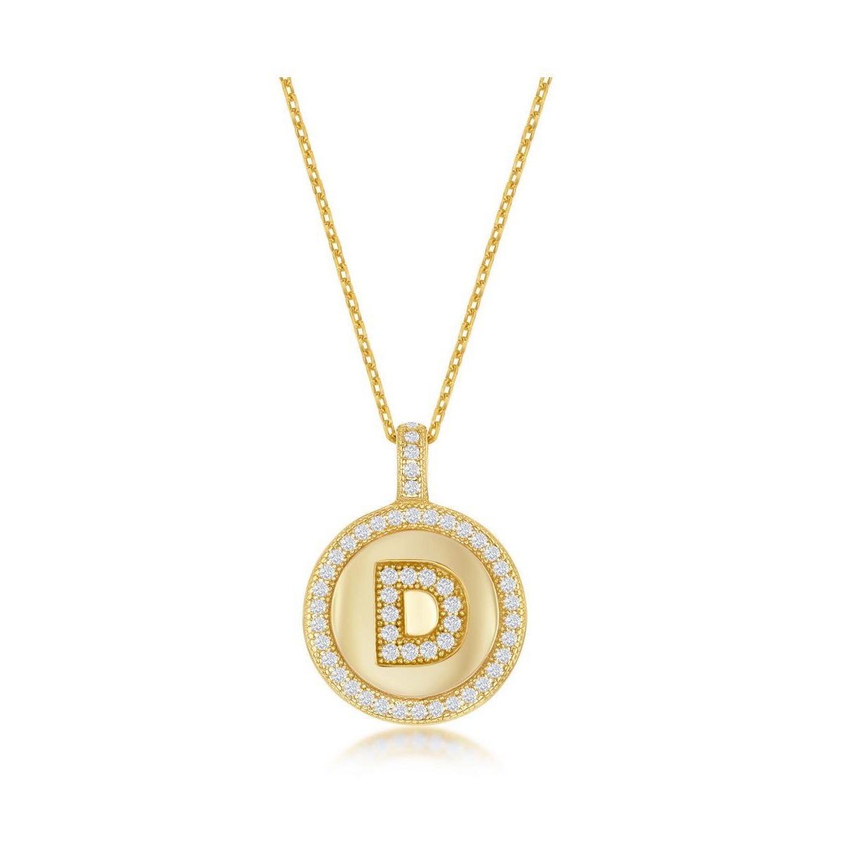 Click here for Simona Sterling Silver  Gold Plated Micro Pave Cz... prices