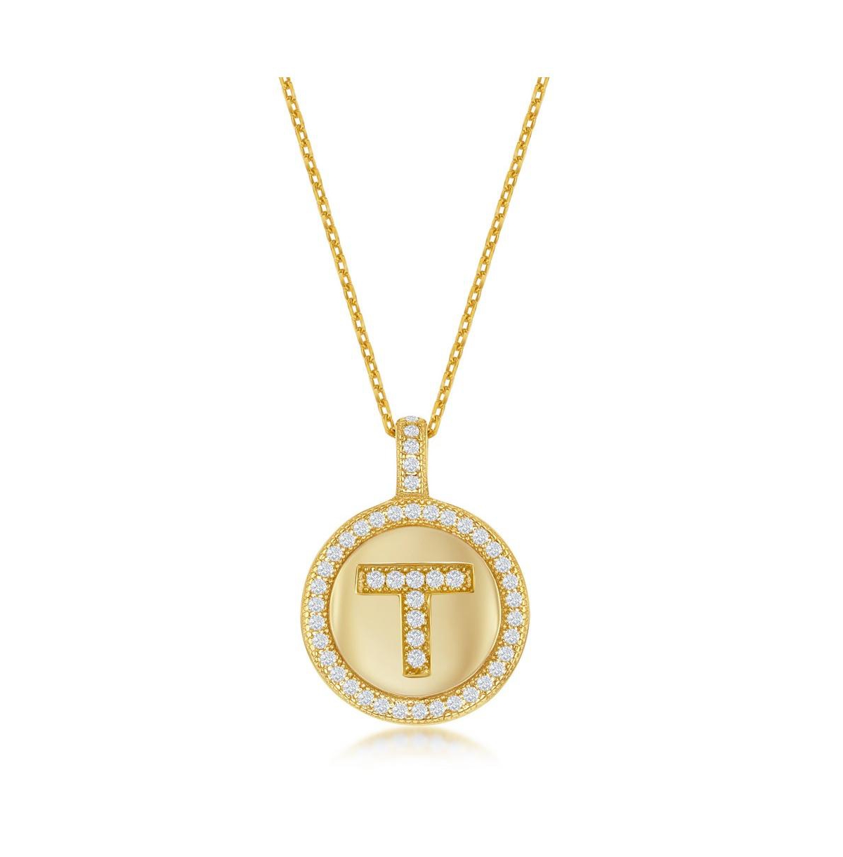 Click here for Simona Sterling Silver  Gold Plated Micro Pave Cz... prices