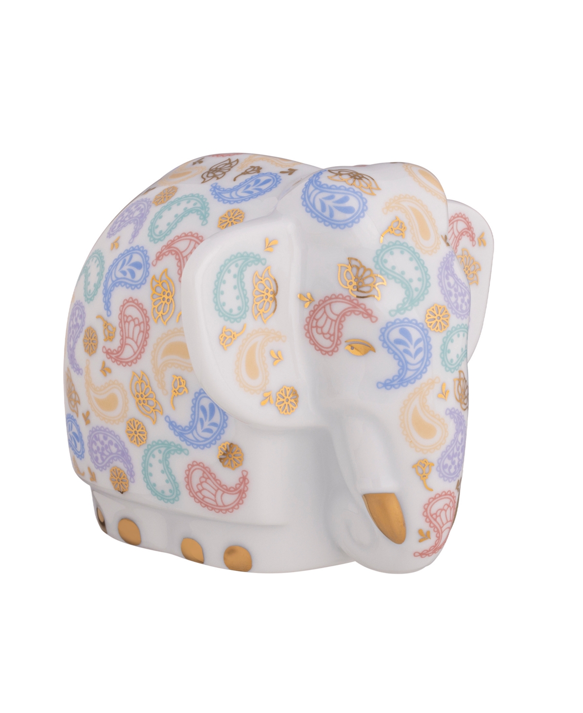 Click here for Noritake Paisley Gold-Tone Elephant Figurine - Ope... prices