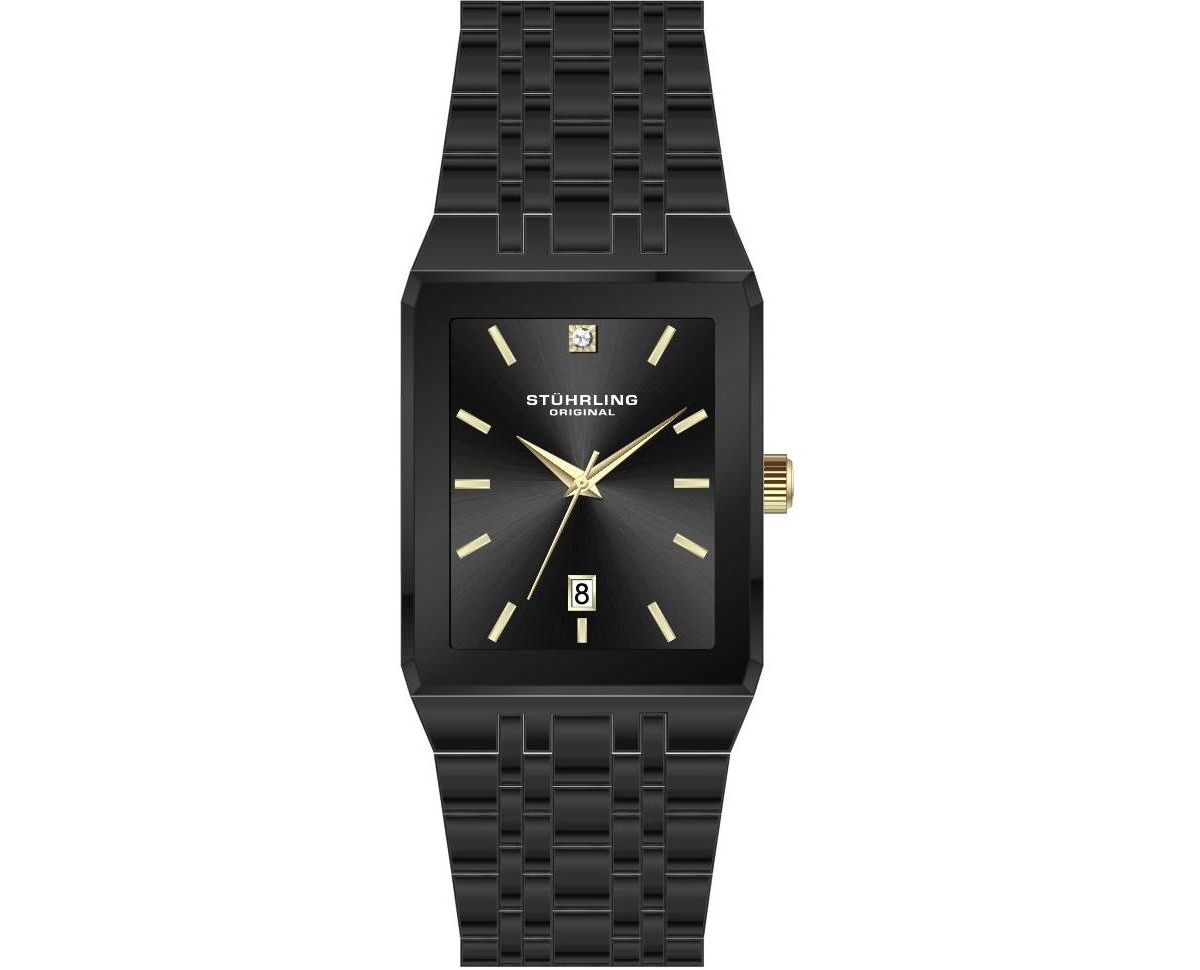 Click here for Stuhrling 4084 Modern Rectangular Bracelet Watch &... prices