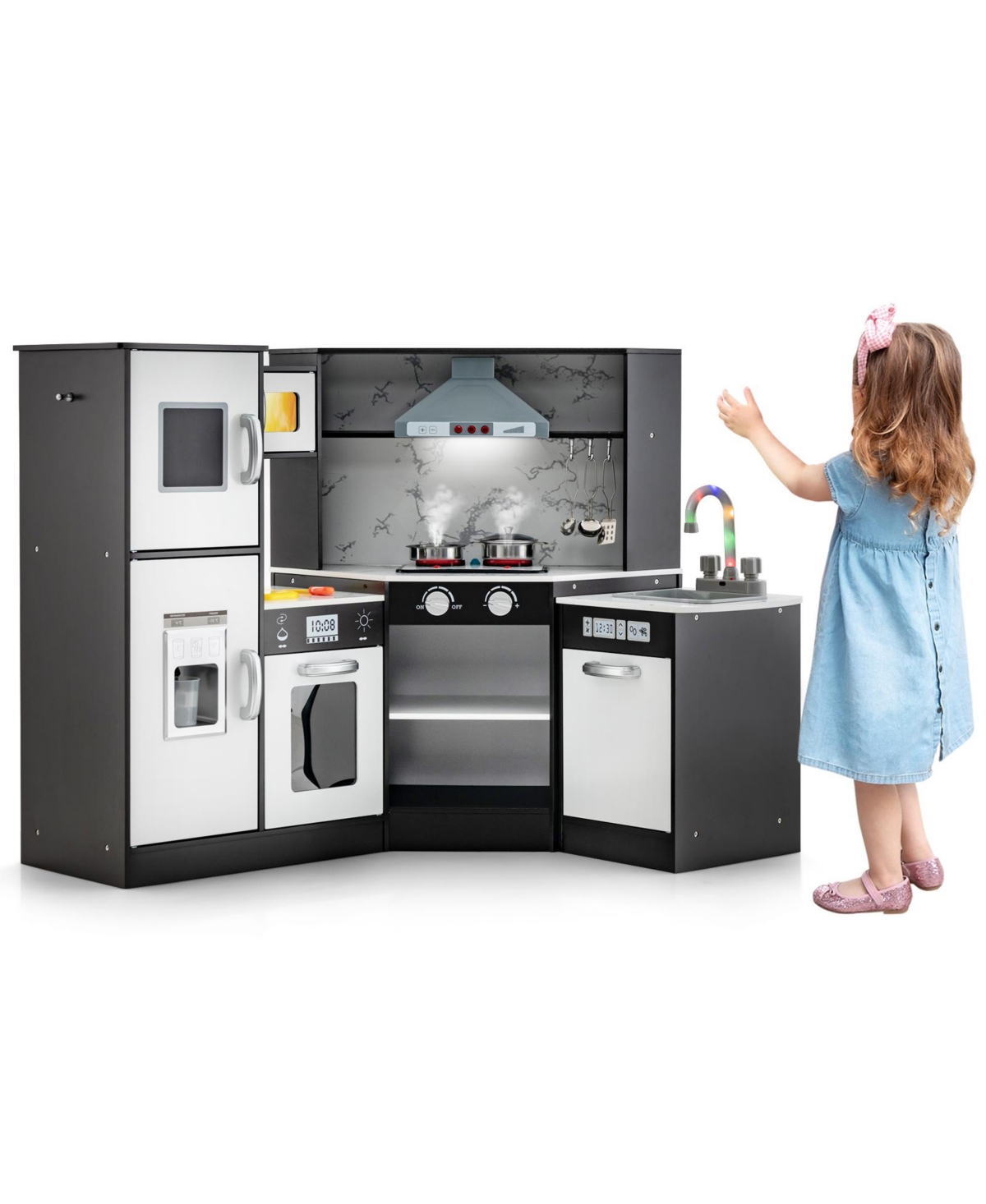 Click here for Skonyon Kids Corner Pretend Kitchen Playset with S... prices