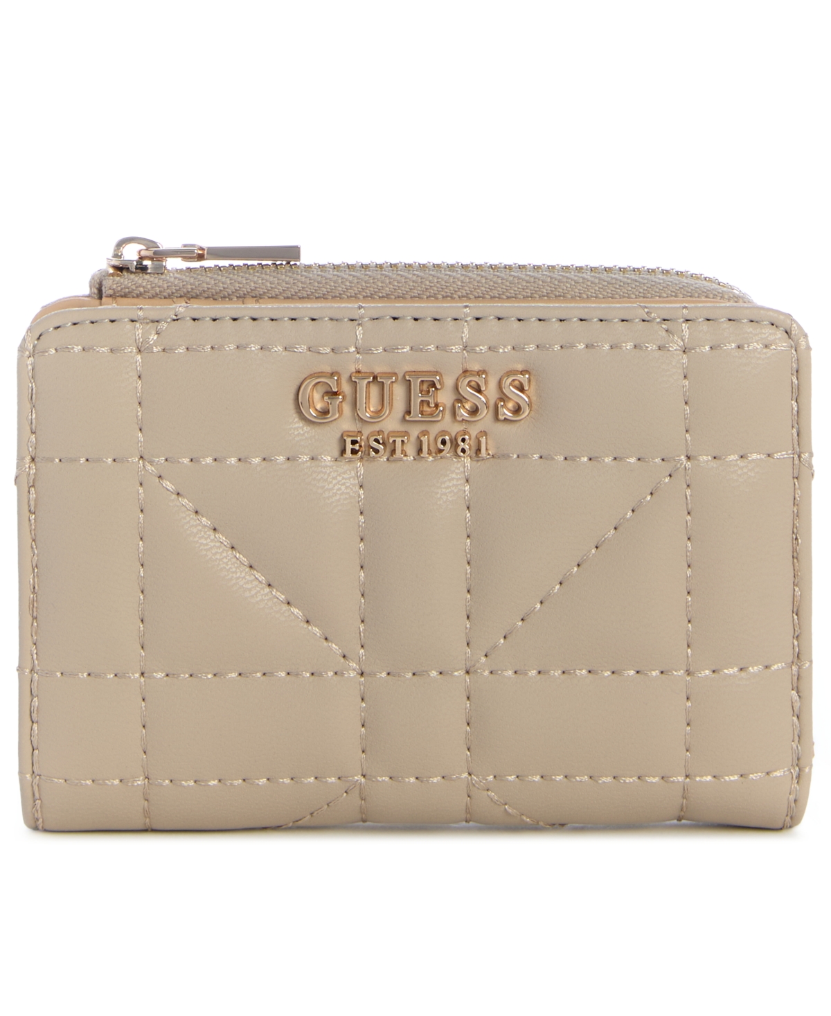 Click here for Guess Edita Slg Zip Around Card Case - Light Taupe prices