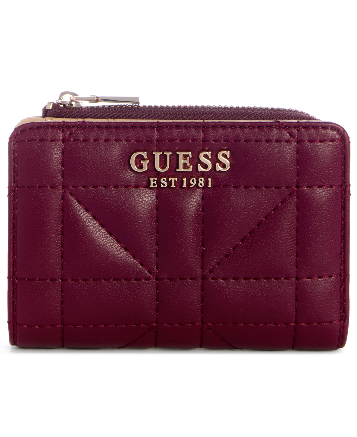 Click here for Guess Edita Slg Zip Around Card Case - Burgundy prices