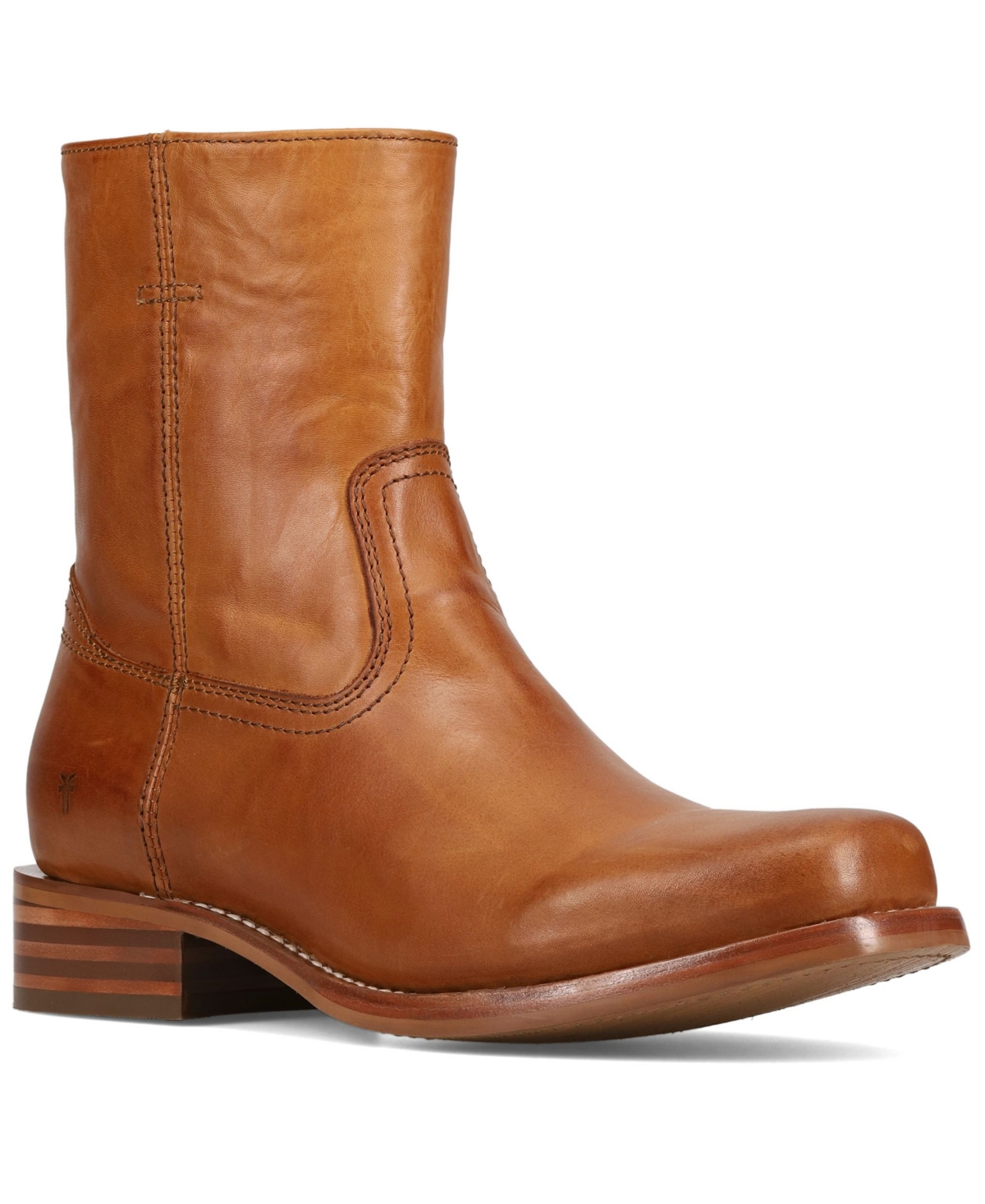 Click here for Frye Mens Campus Inside Zip Ankle Boots - Brown prices