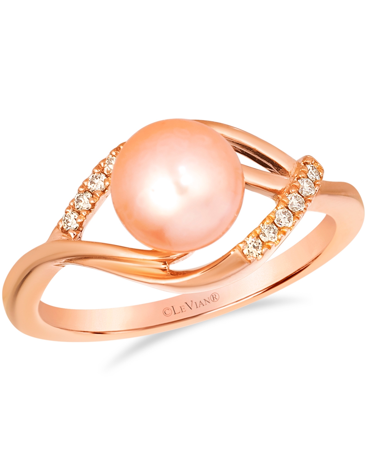 Click here for Le Vian Freshwater Pearl (7-8mm) & Nude Diamond (0... prices