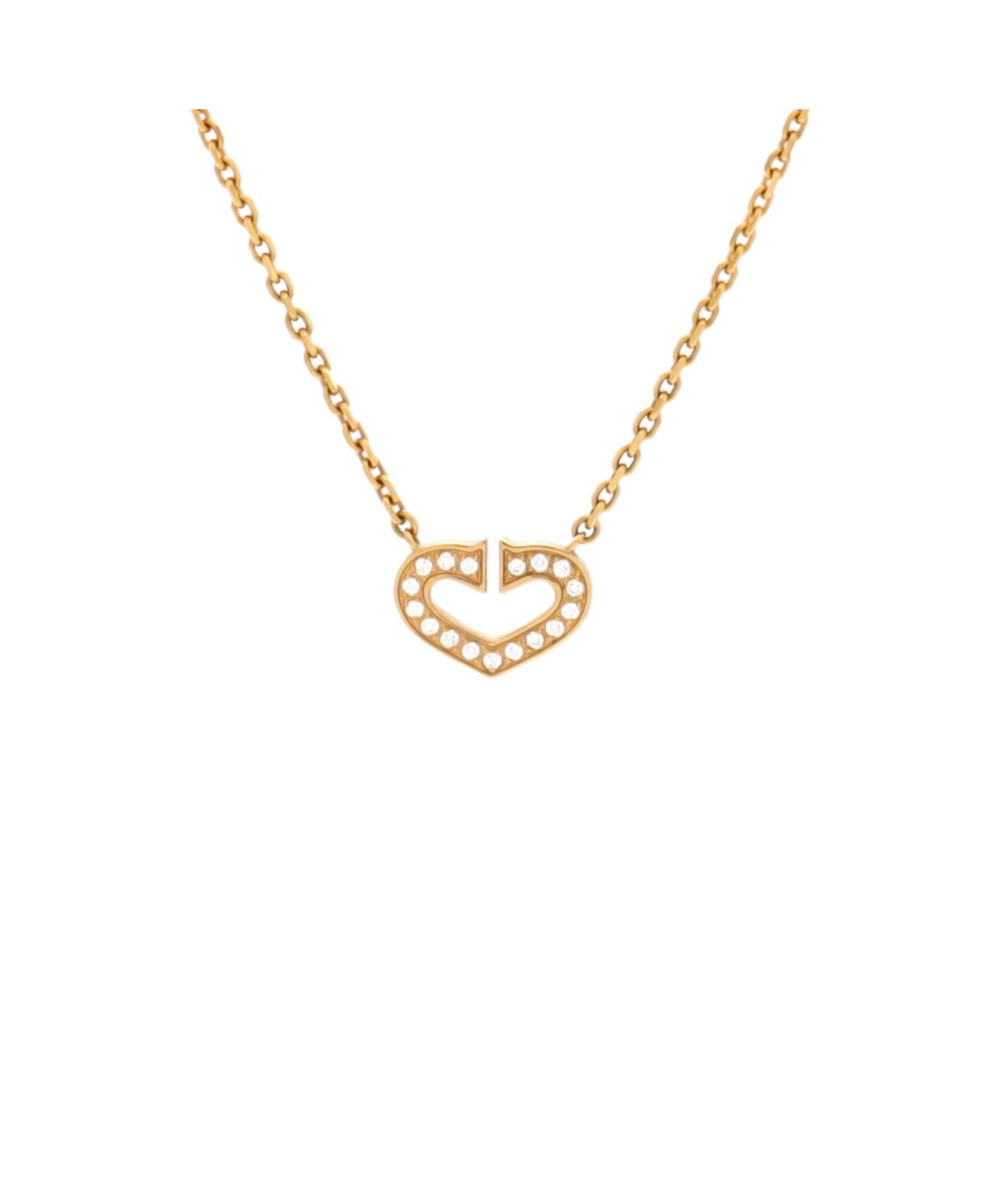 Click here for Pre-Owned Cartier C Heart de Cartier Pendant Neckl... prices