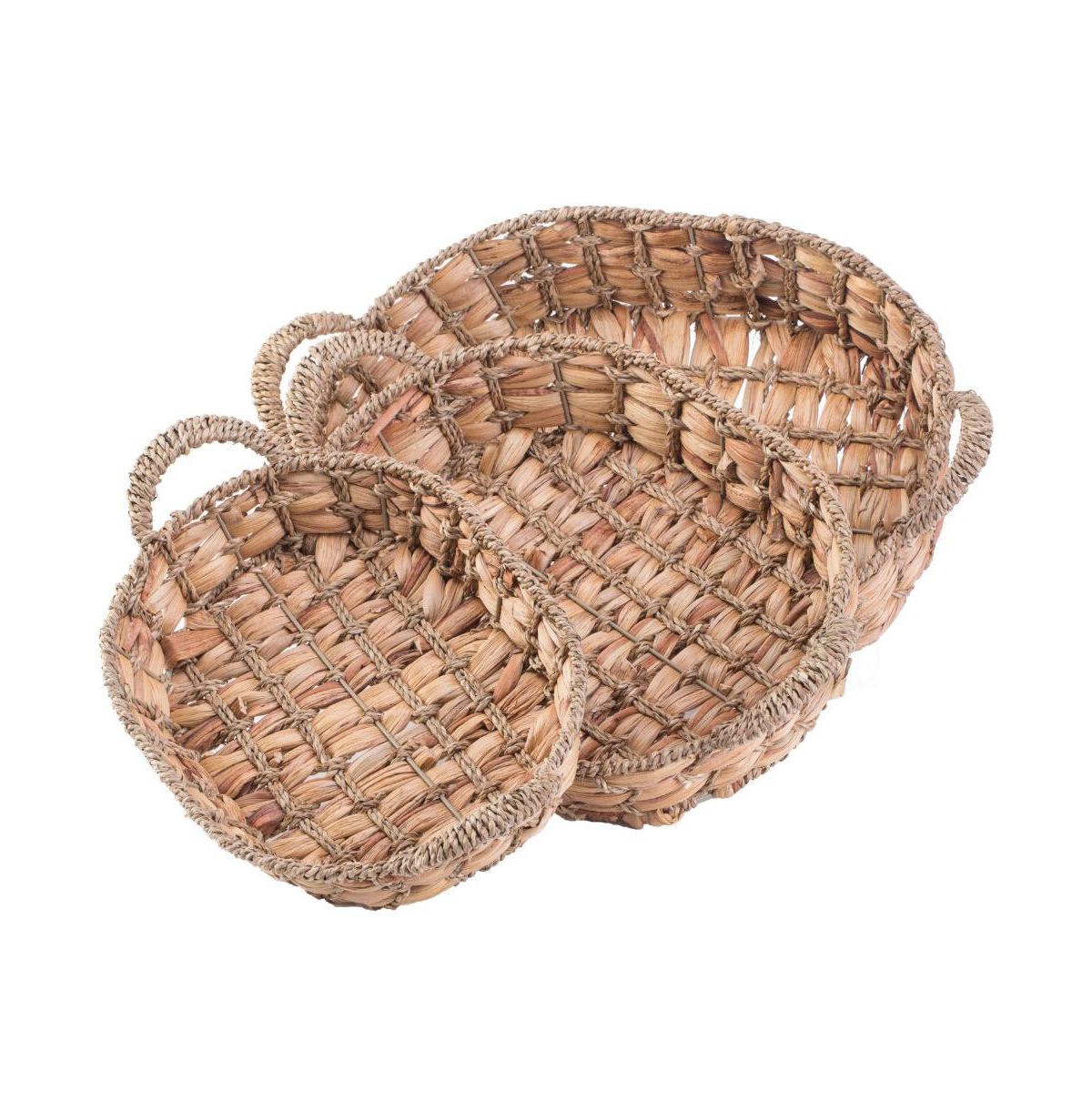 Click here for Wickerwise Seagrass Fruit Bread Basket Tray with H... prices