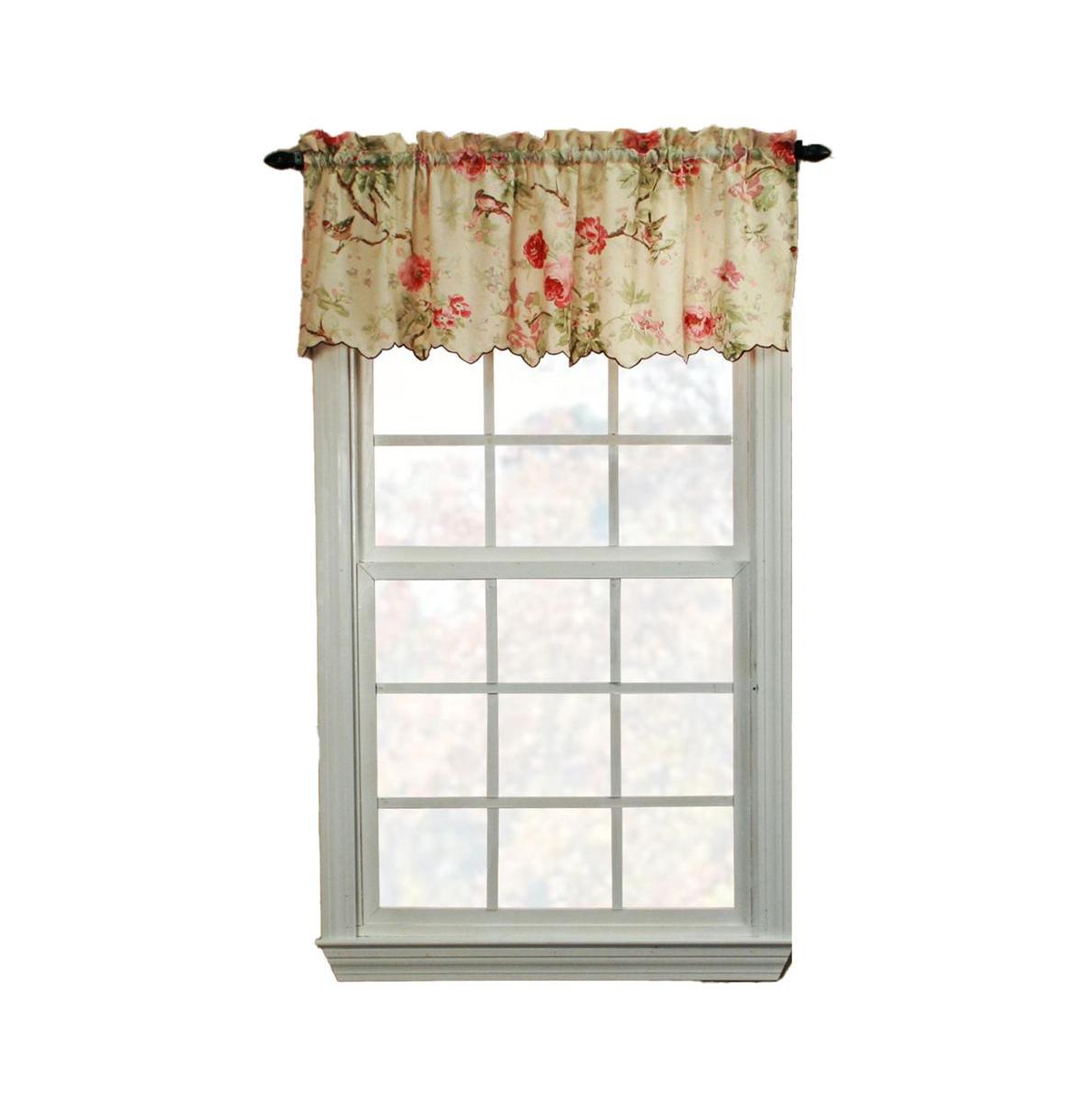Click here for Ellis Curtain Balmoral Floral Print Semi Sheer Val... prices