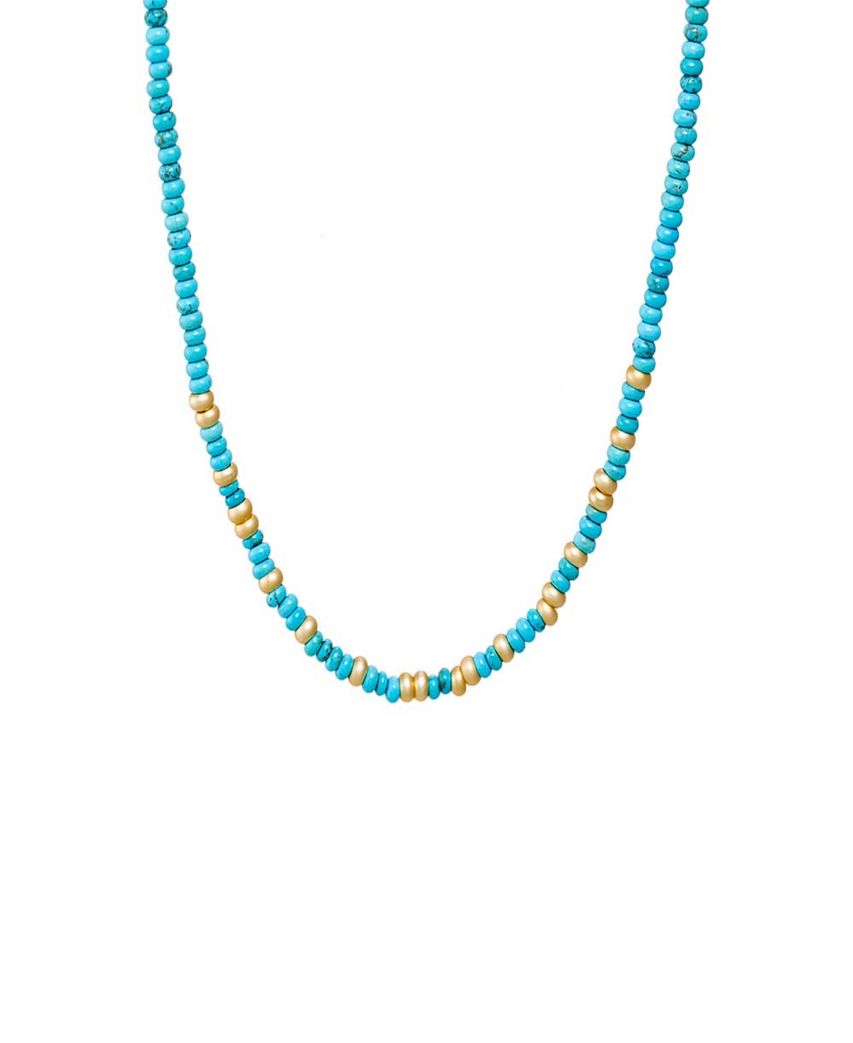 Click here for by Adina Eden Turquoise Beaded With Gold Accent Ch... prices