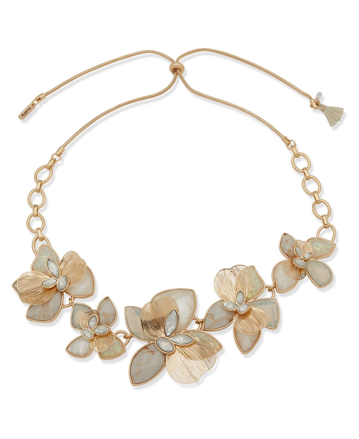 Click here for lonna & lilly Multi-Stone Flower Frontal Necklace... prices