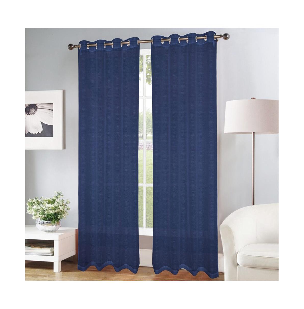 Click here for Olivia Gray Erica Doily Stripe Grommet Panel Pair... prices