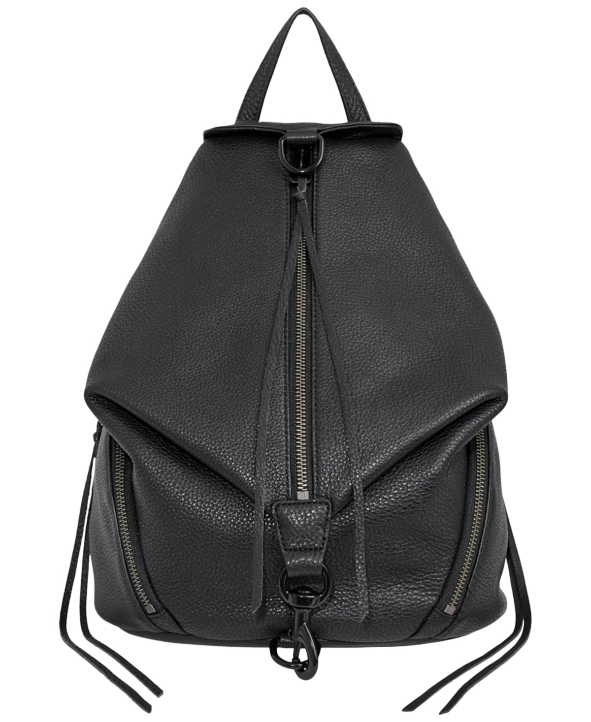 Click here for Rebecca Minkoff Julian Zipper Leather Backpack - B... prices