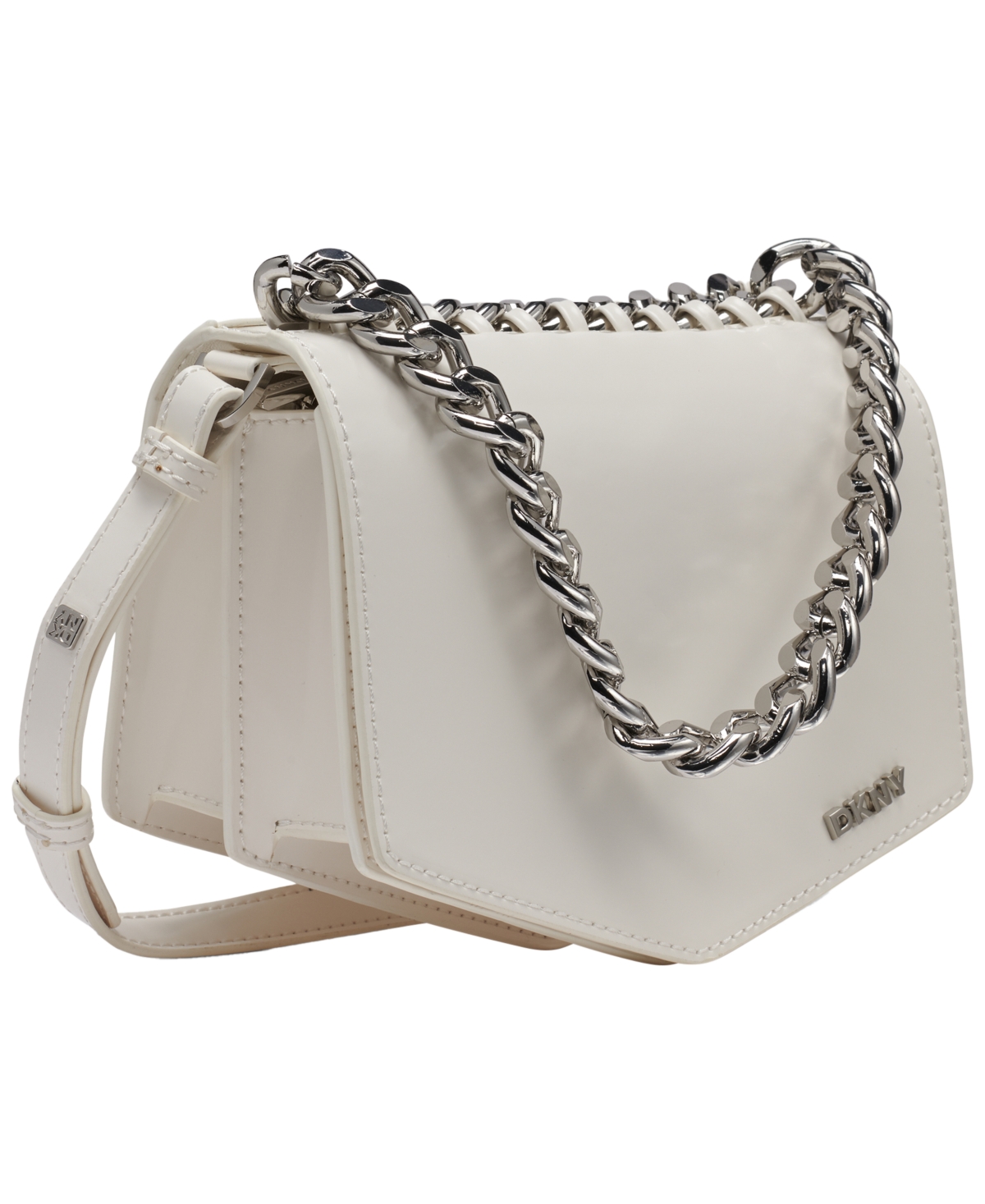 Click here for Dkny Riona Flap Mini Crossbody Bag - Marshmallow prices