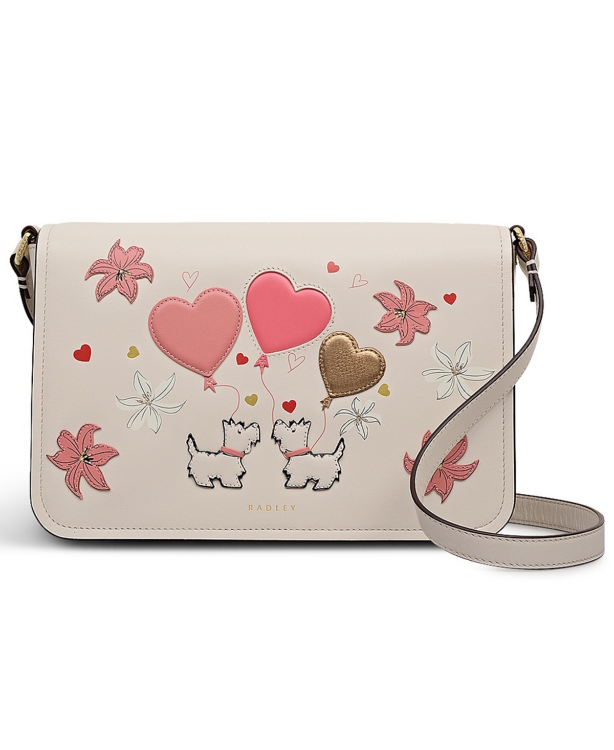 Click here for Radley London Love You Lots Flap-Over Crossbody Ba... prices