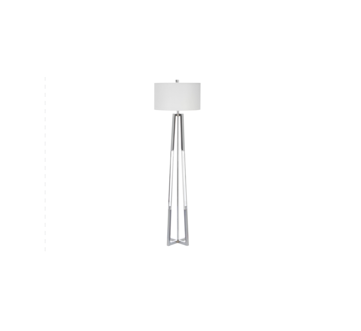 Click here for Z Gallerie Rollins Floor Lamp - Clear prices