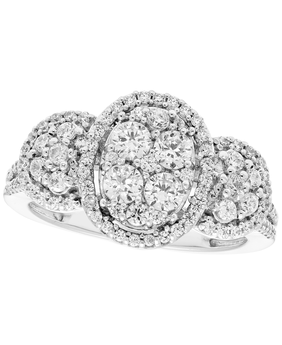 Click here for Macys Diamond Ring (1 ct. t.w.) in 10k White Gold... prices