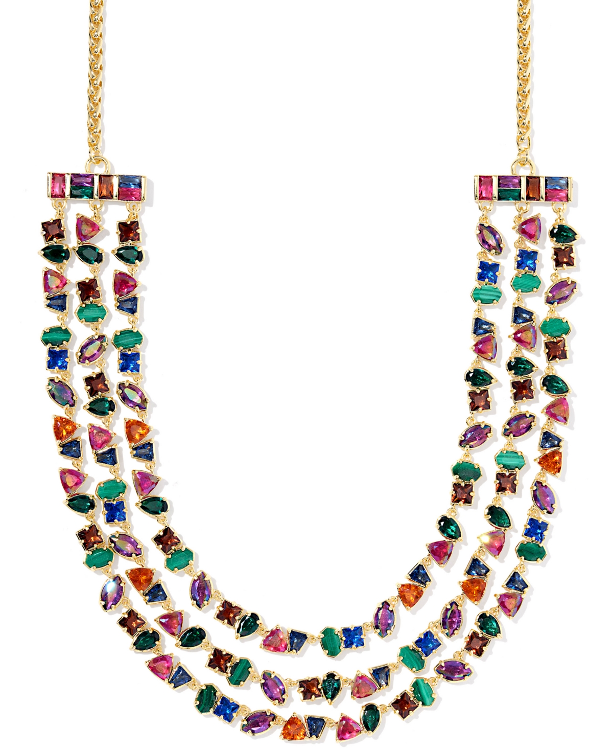 Click here for Kendra Scott Malachite Isabelle Statement Necklace... prices