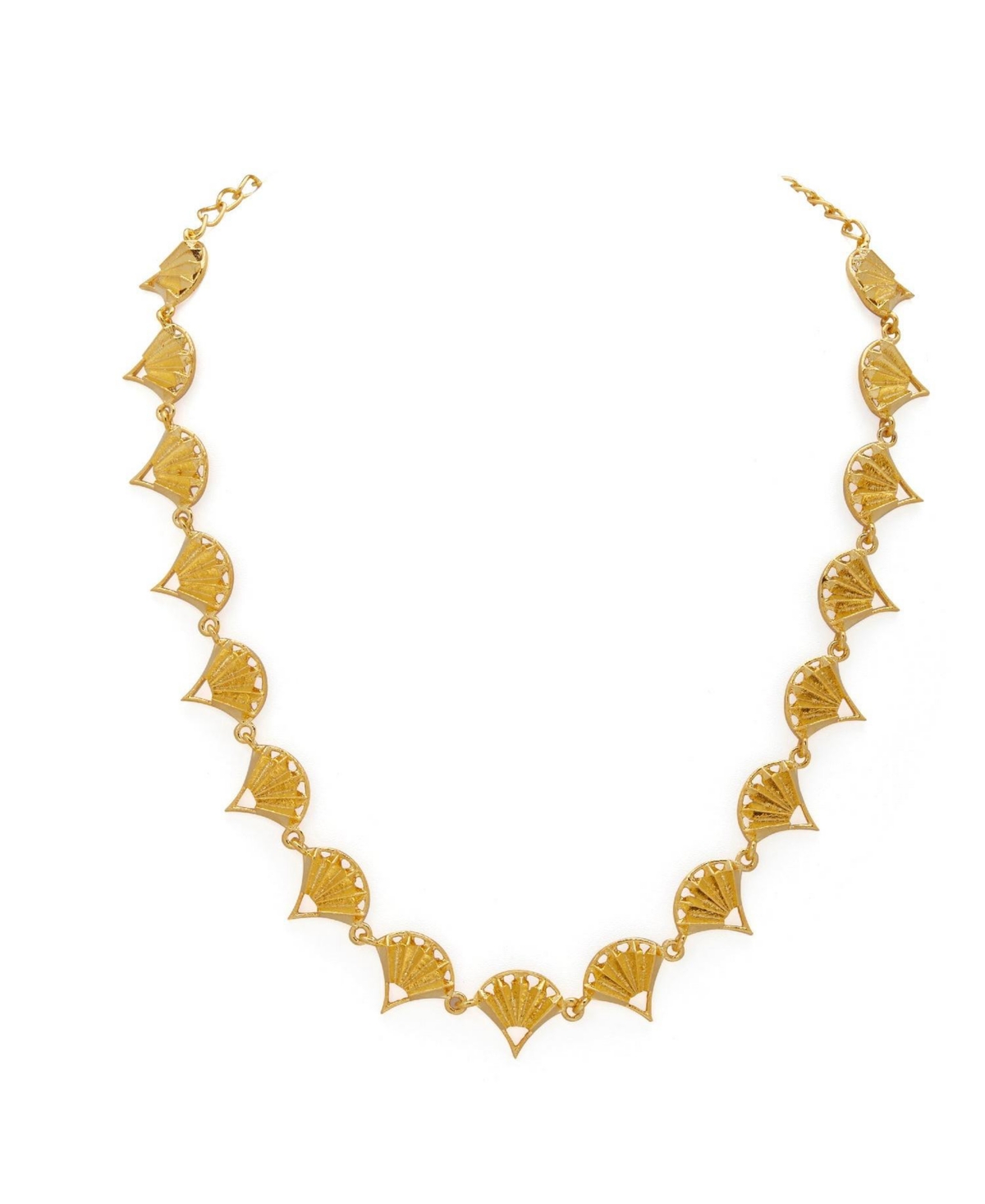 Click here for Dhwani Bansal Pankha Necklace - 22k gold plated prices