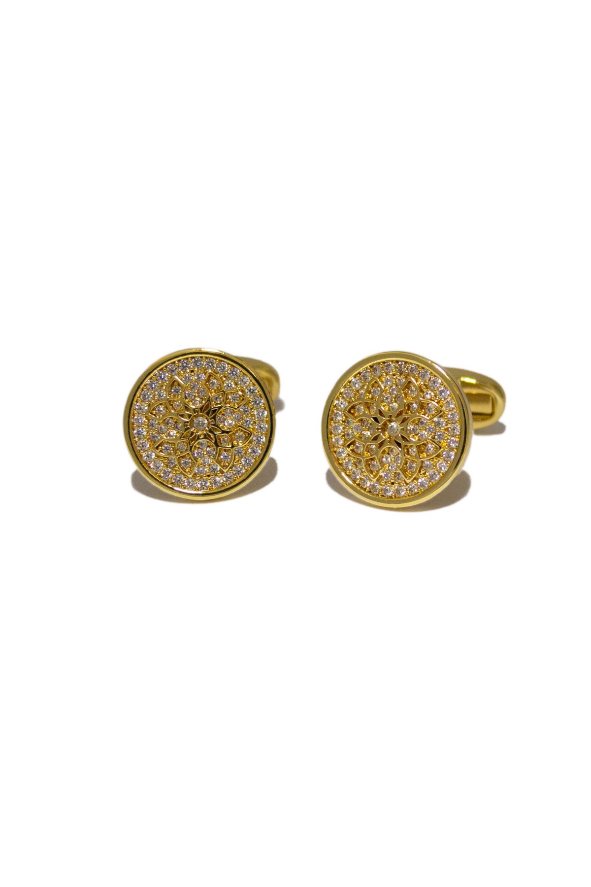 Click here for Classicharms Constantine Regal Round Cufflinks - G... prices