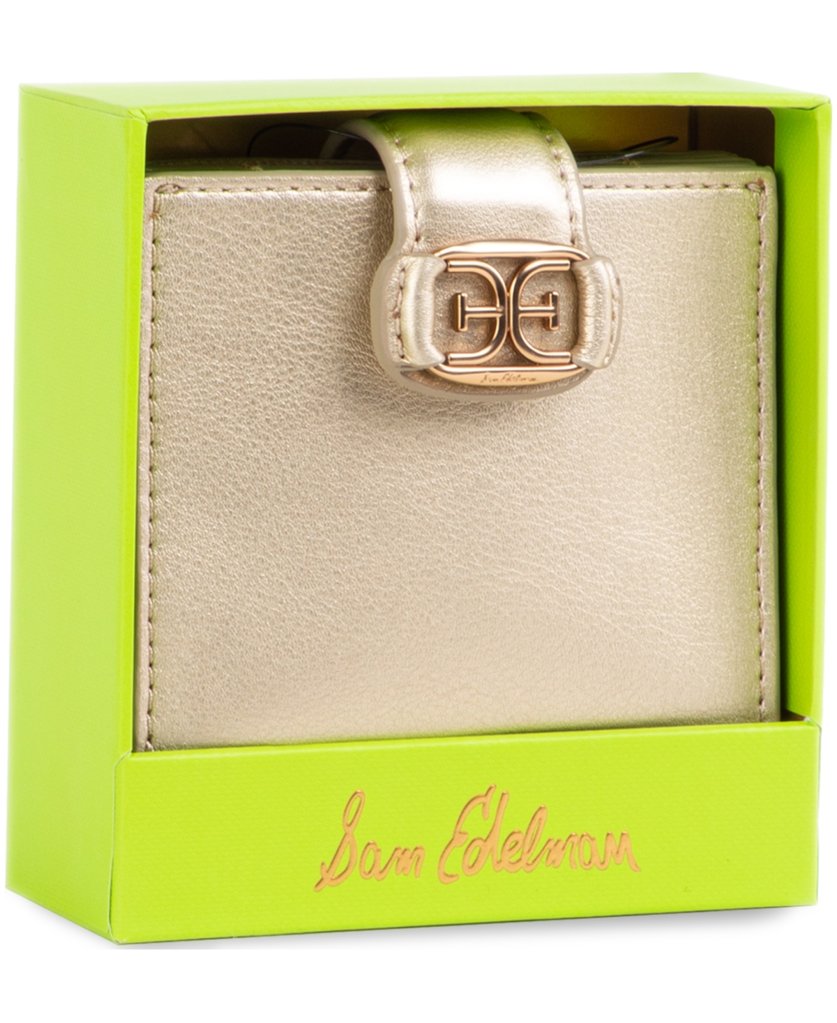 Click here for Sam Edelman Holiday Accordian Wallet - Gold prices