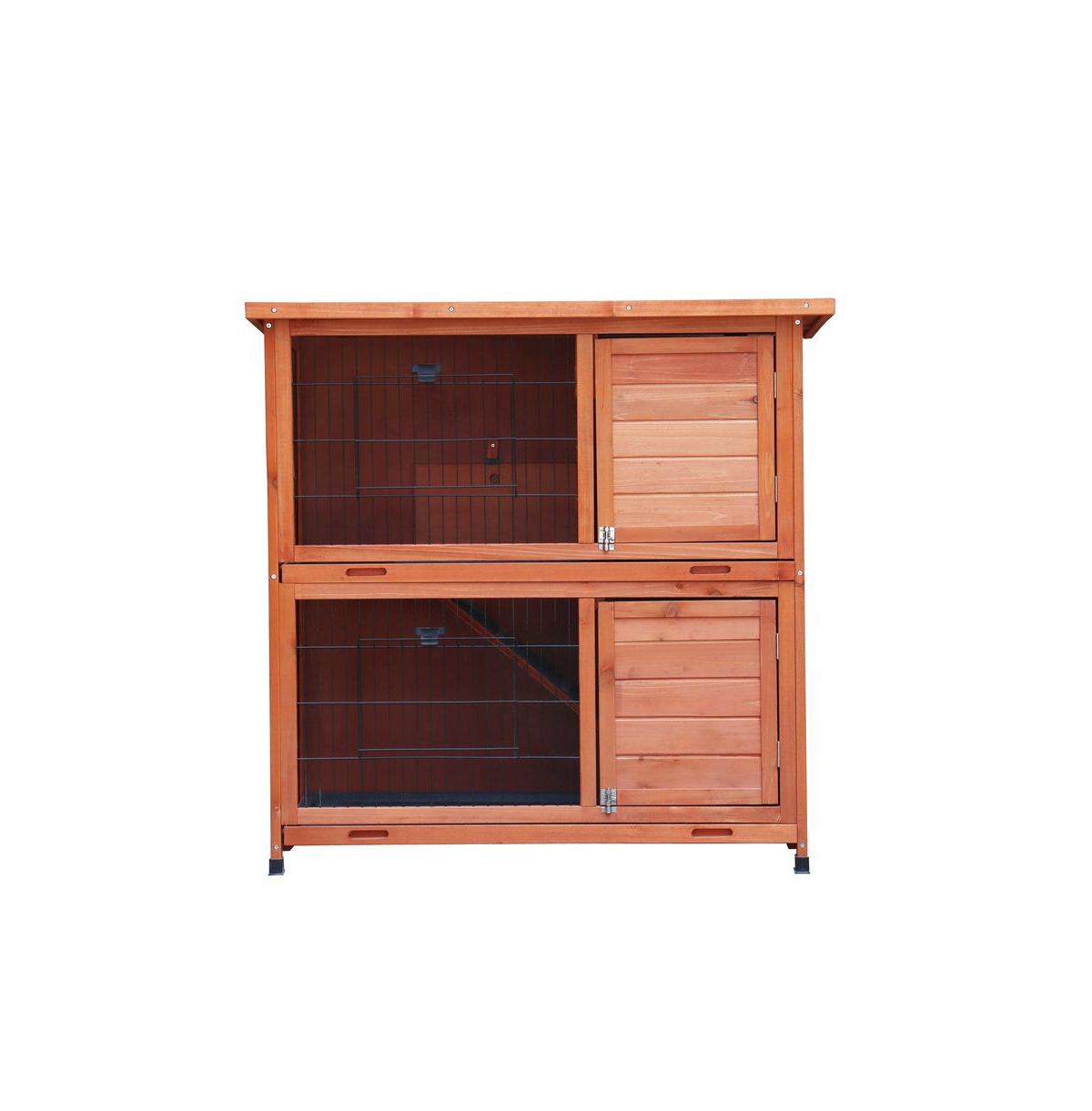 Click here for Aostirmotor 41 in. Outdoor Wooden Rabbit Hutch wit... prices