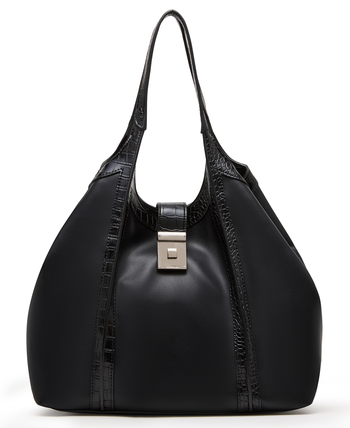 Click here for Steve Madden Blenore Hobo Large Bag - Black prices