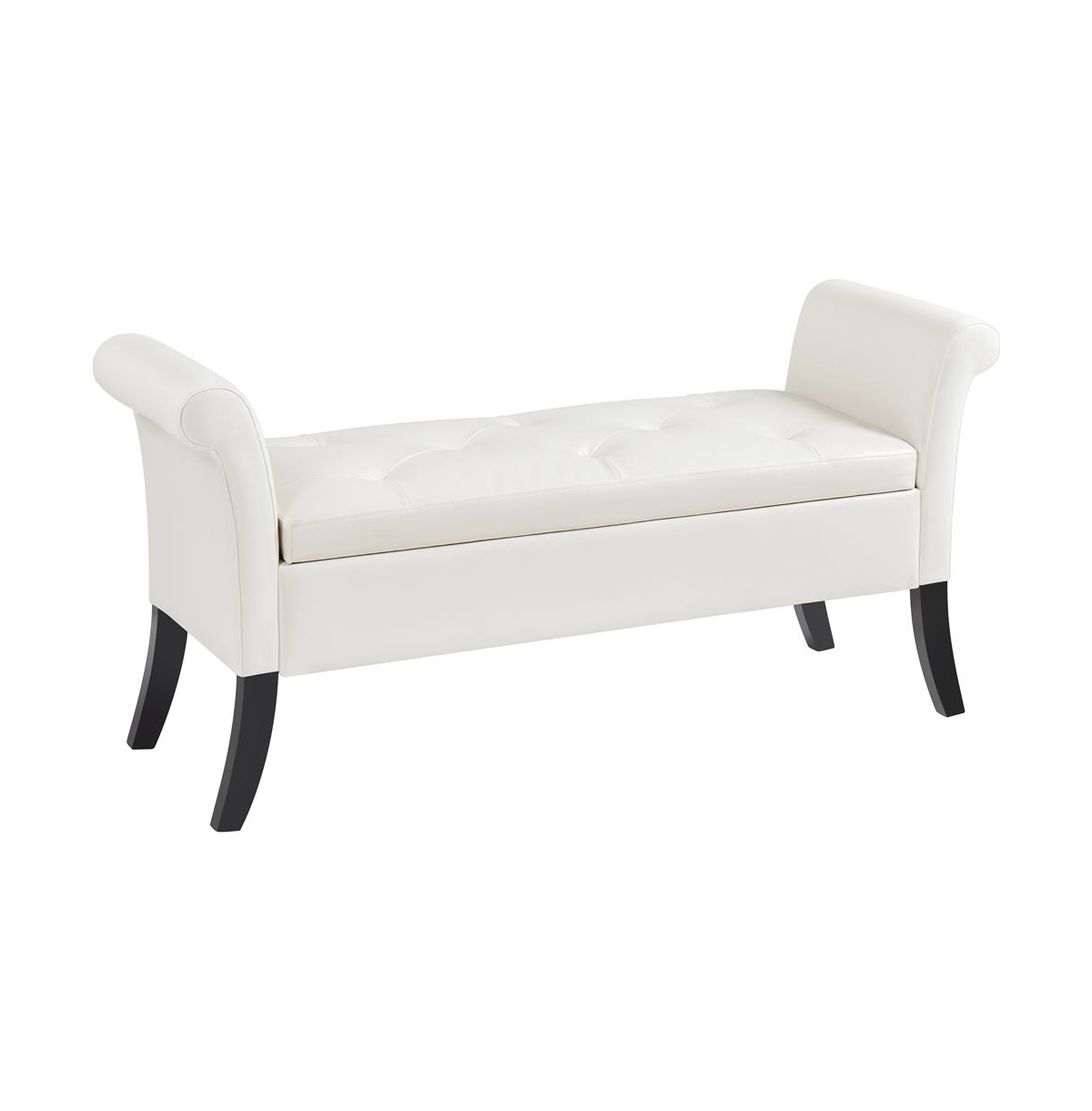 Click here for Yaheetech Upholstered Faux Leather Accent Vintage... prices