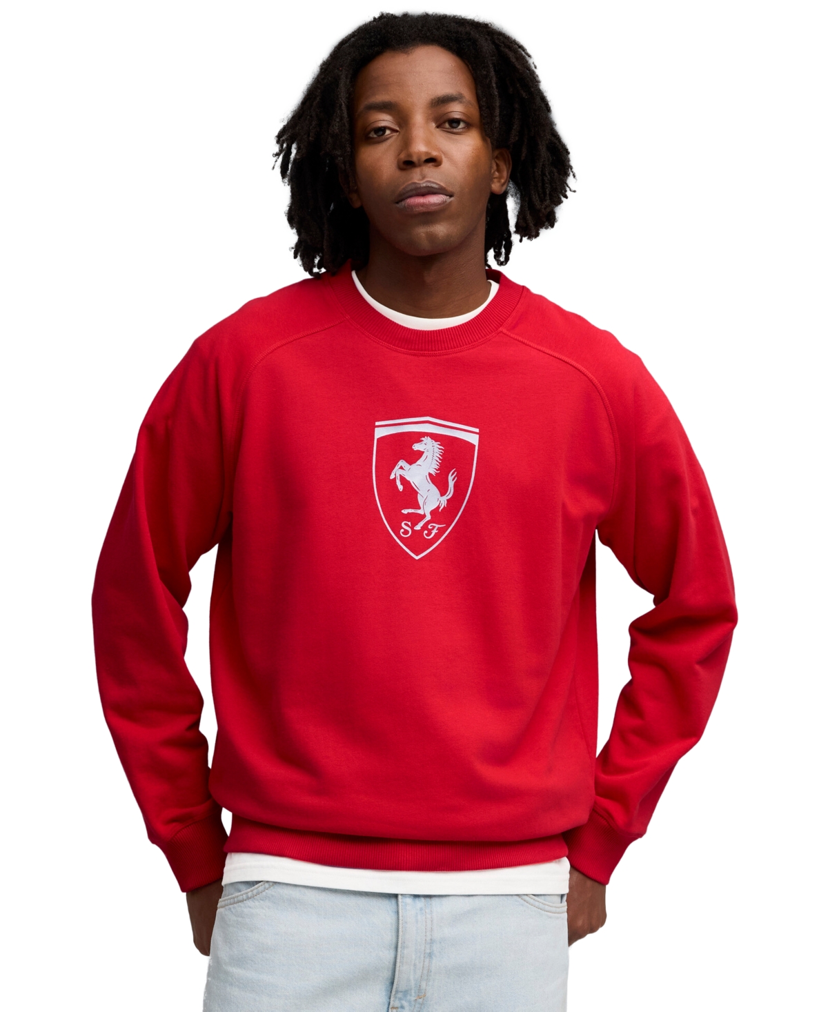 Click here for Puma Mens Sportswear Shield Crewneck Sweatshirt -... prices