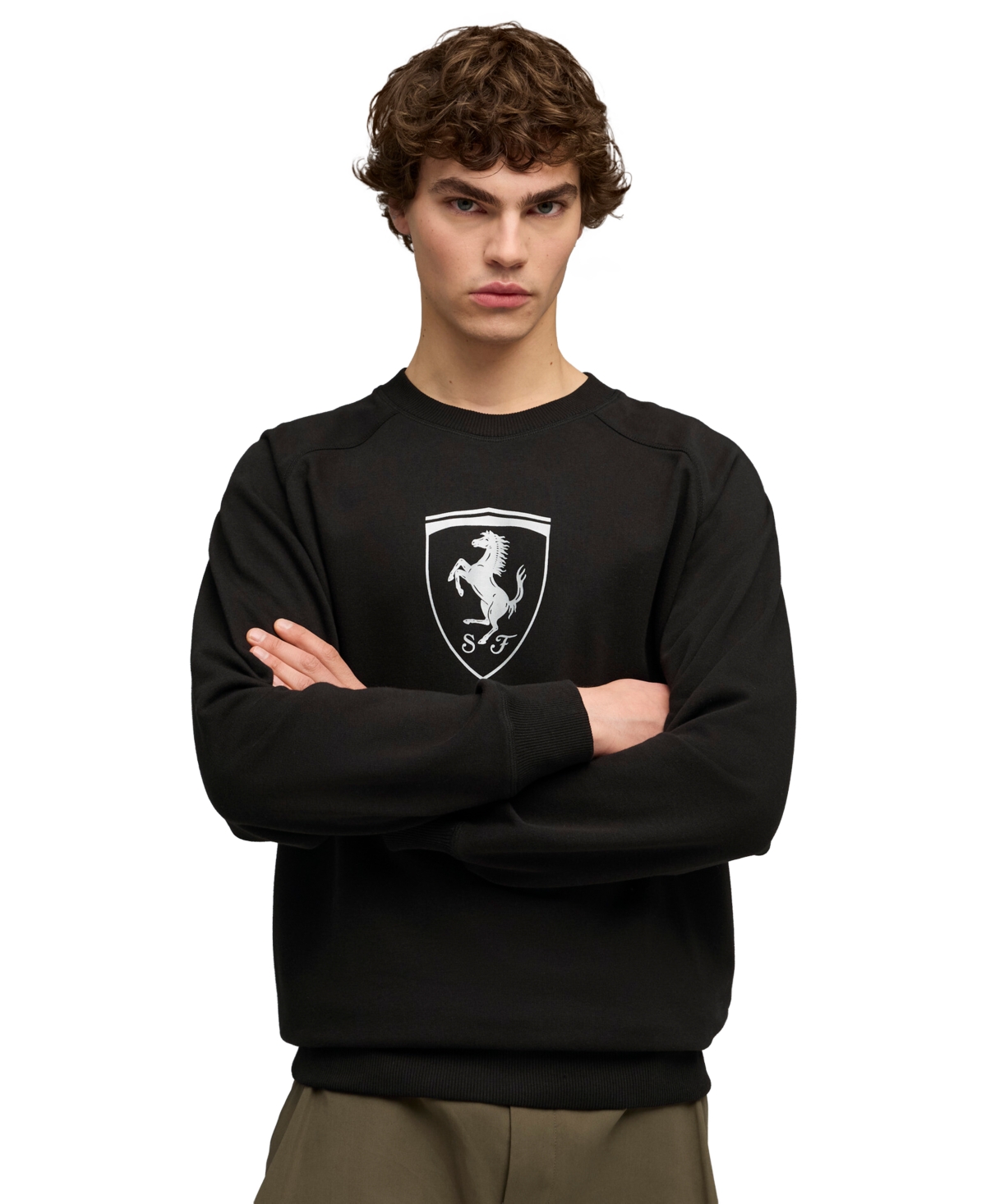 Click here for Puma Mens Sportswear Shield Crewneck Sweatshirt -... prices