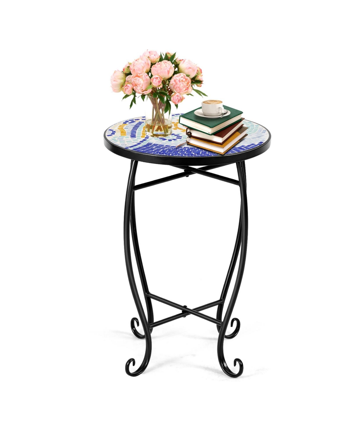 Click here for Sugift Outdoor Indoor Steel Accent Plant Stand Cob... prices