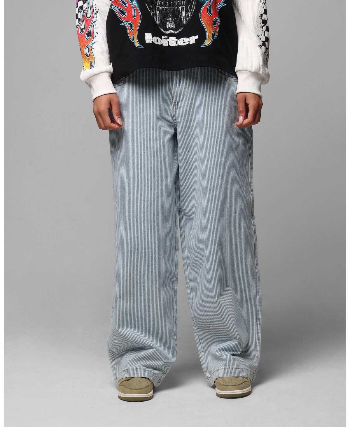 Click here for Loiter Mens Collateral Baggy Jeans prices