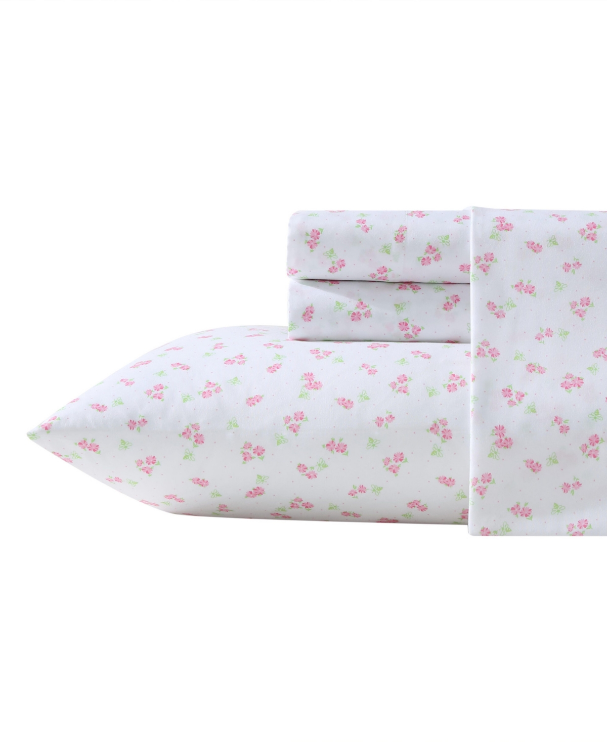 Click here for Laura Ashley Busy Bee Microfiber 4-Pc. Sheet Set... prices