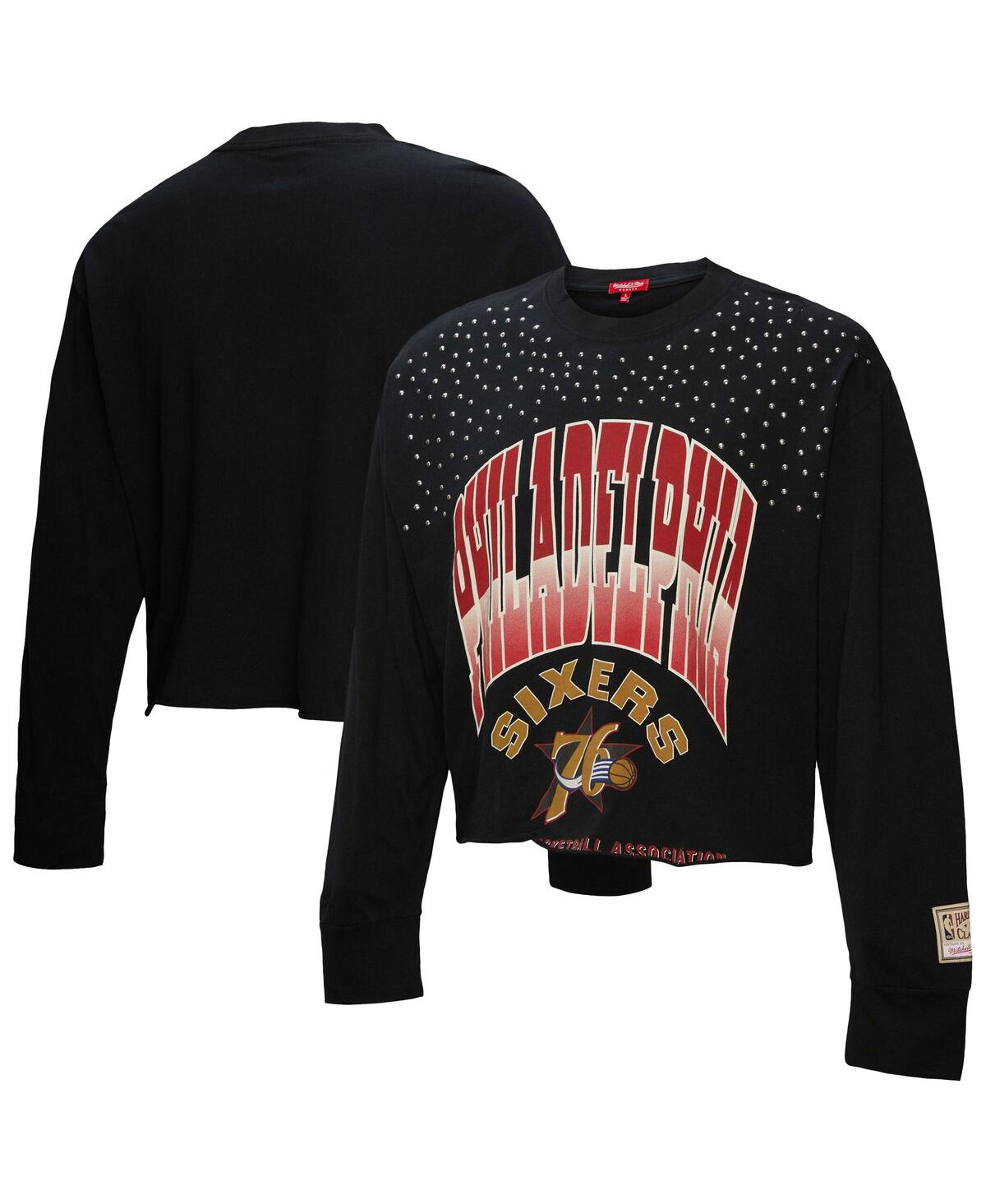 Click here for Mitchell & Ness Womens Black Philadelphia 76ers Ha... prices