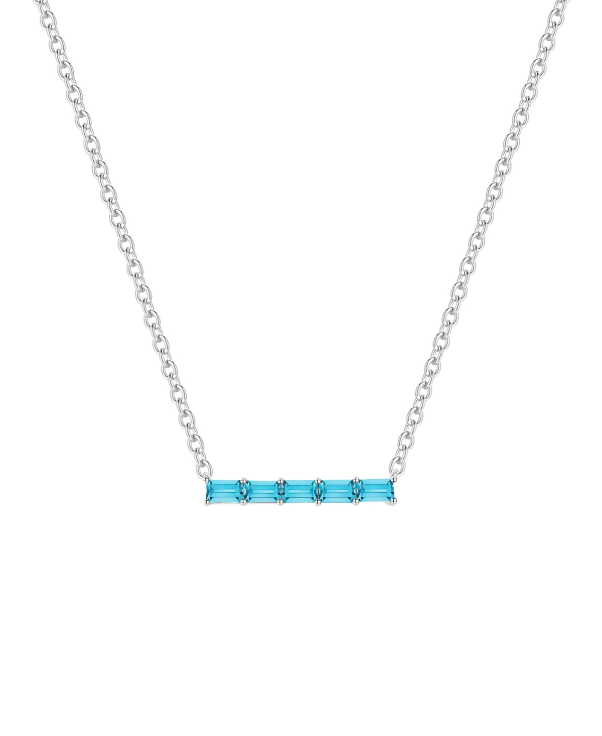 Click here for Macys Lab-Grown Sapphire (5/8 ct. t.w.) Necklace i... prices