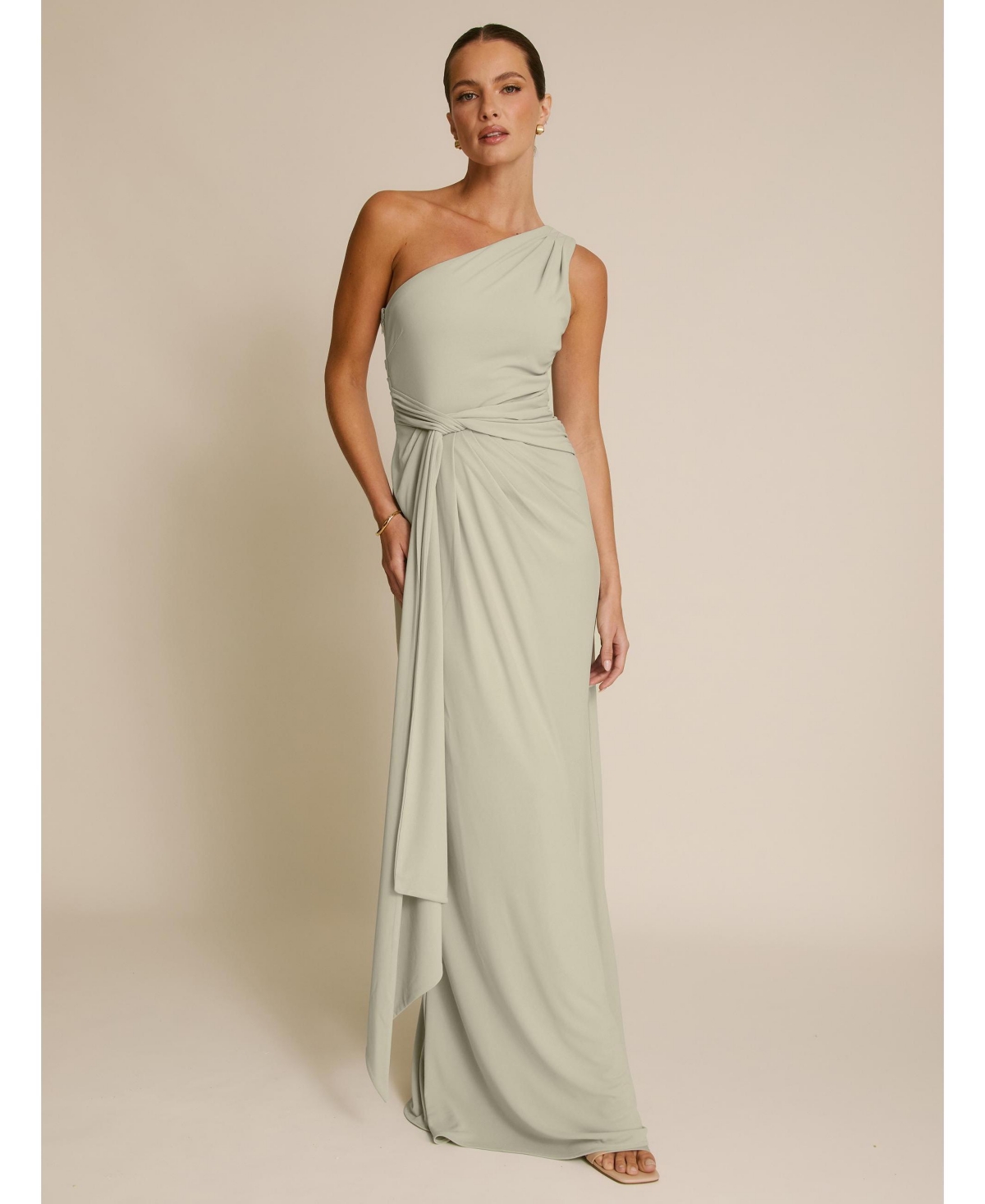 Click here for Six Stories Womens One Shoulder Drape Stretch Brid... prices