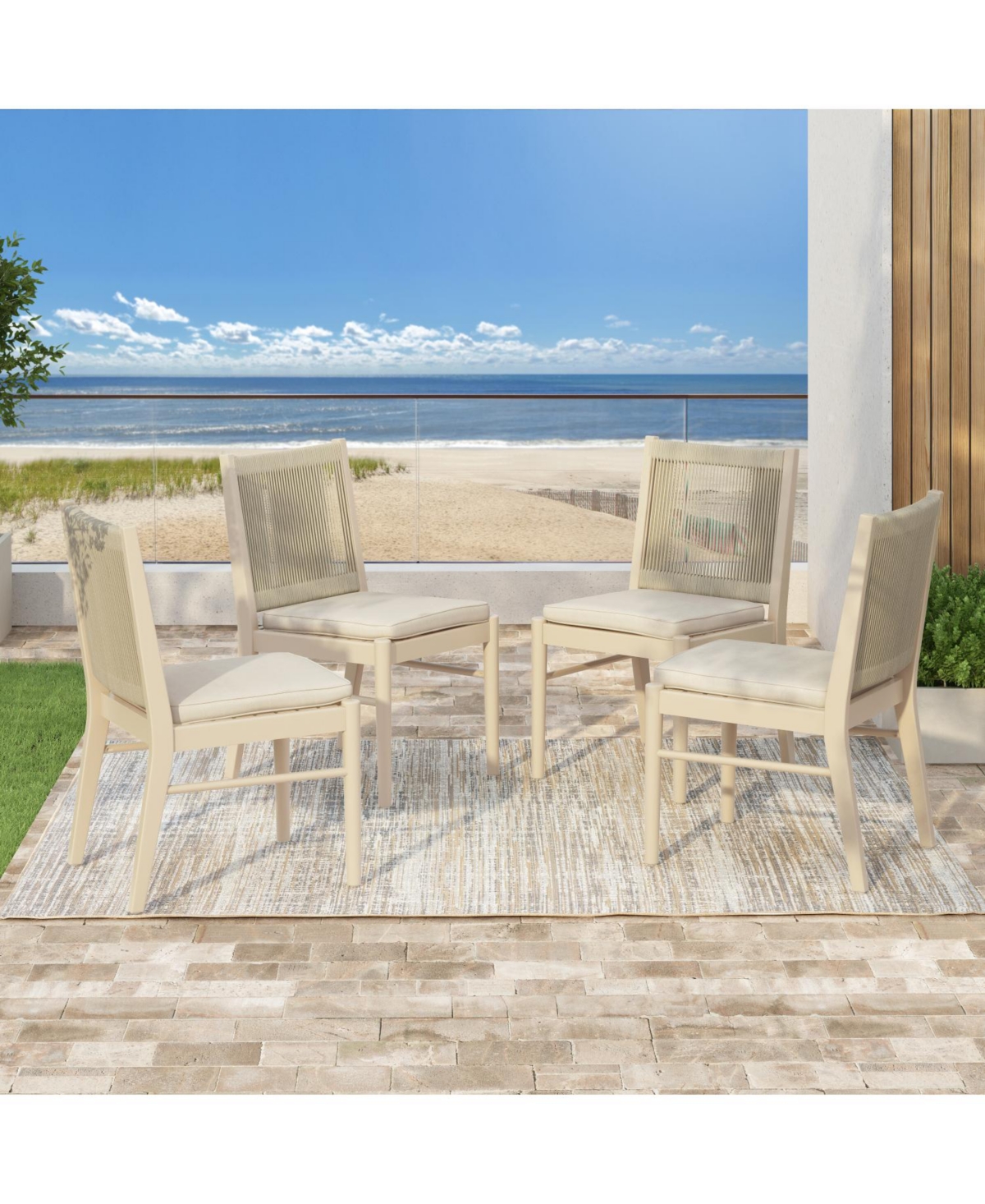 Click here for Streamdale Furniture Cordoba Acacia Wood Dining Ch... prices