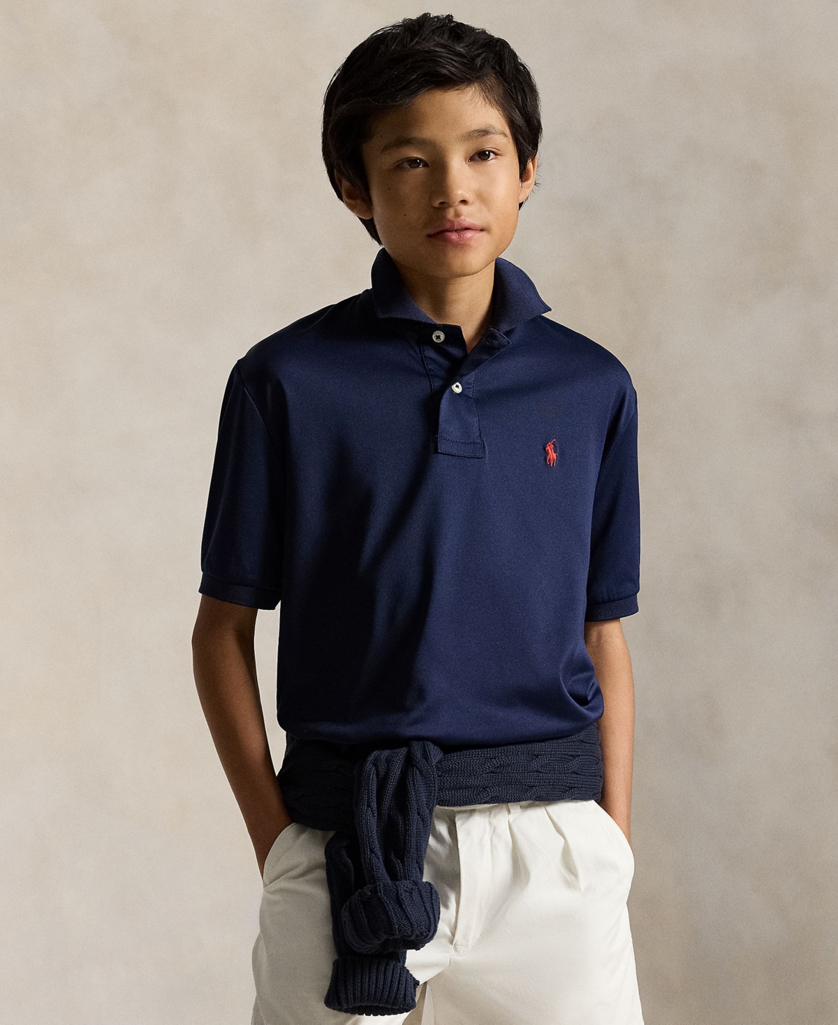 Click here for Polo Ralph Lauren Big Boys Performance Jersey Polo... prices