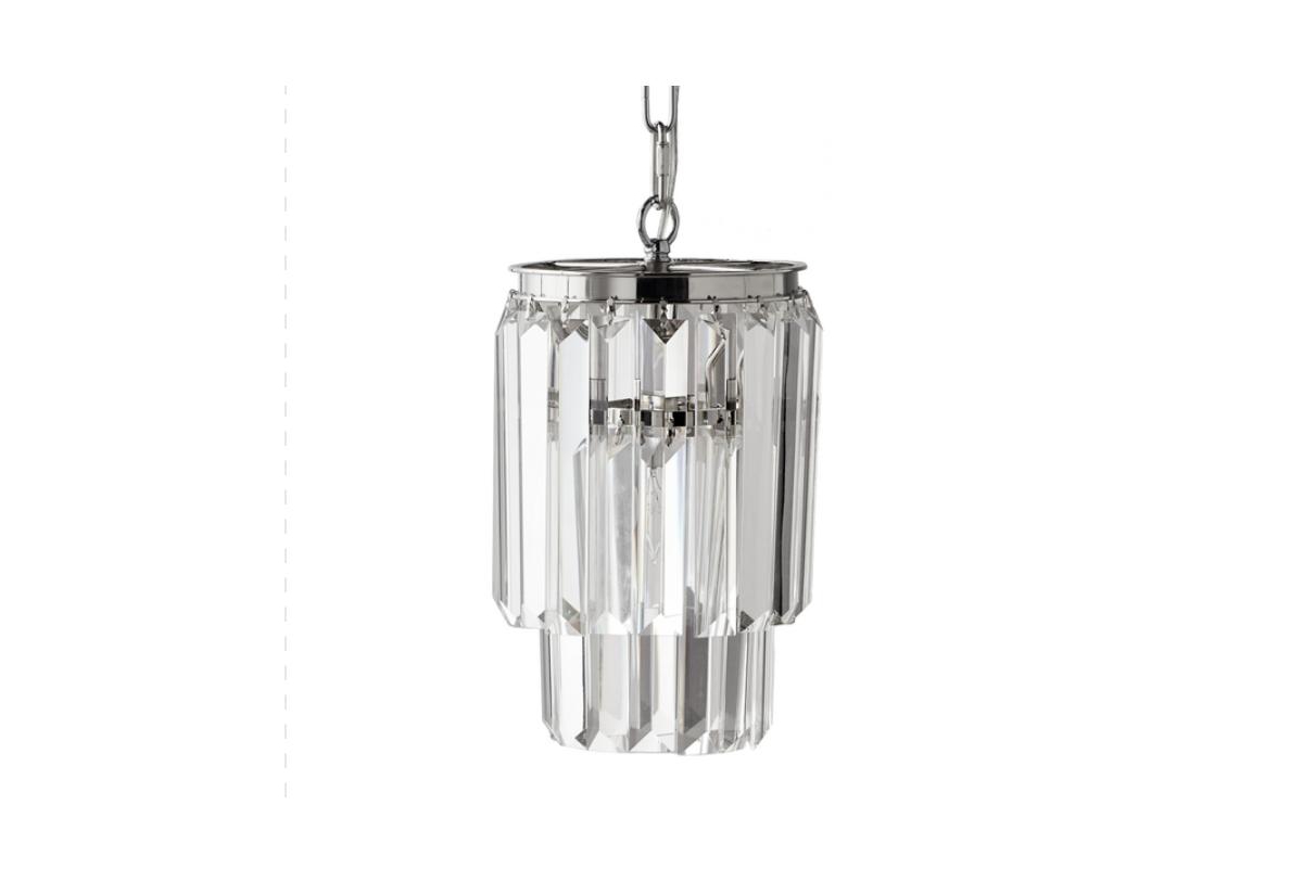 Click here for Z Gallerie Luxe Pendant - Nickel - Clear prices