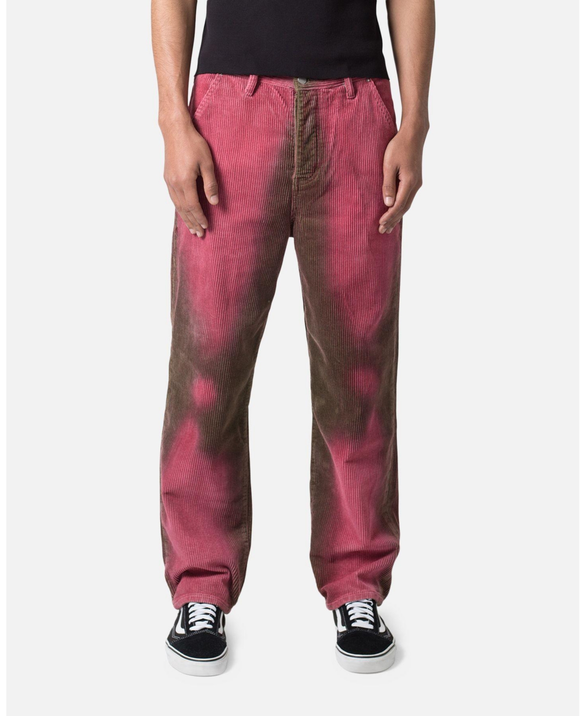 Click here for mnml Mens Ultra Baggy Heat Wave Denim Jeans - Red prices