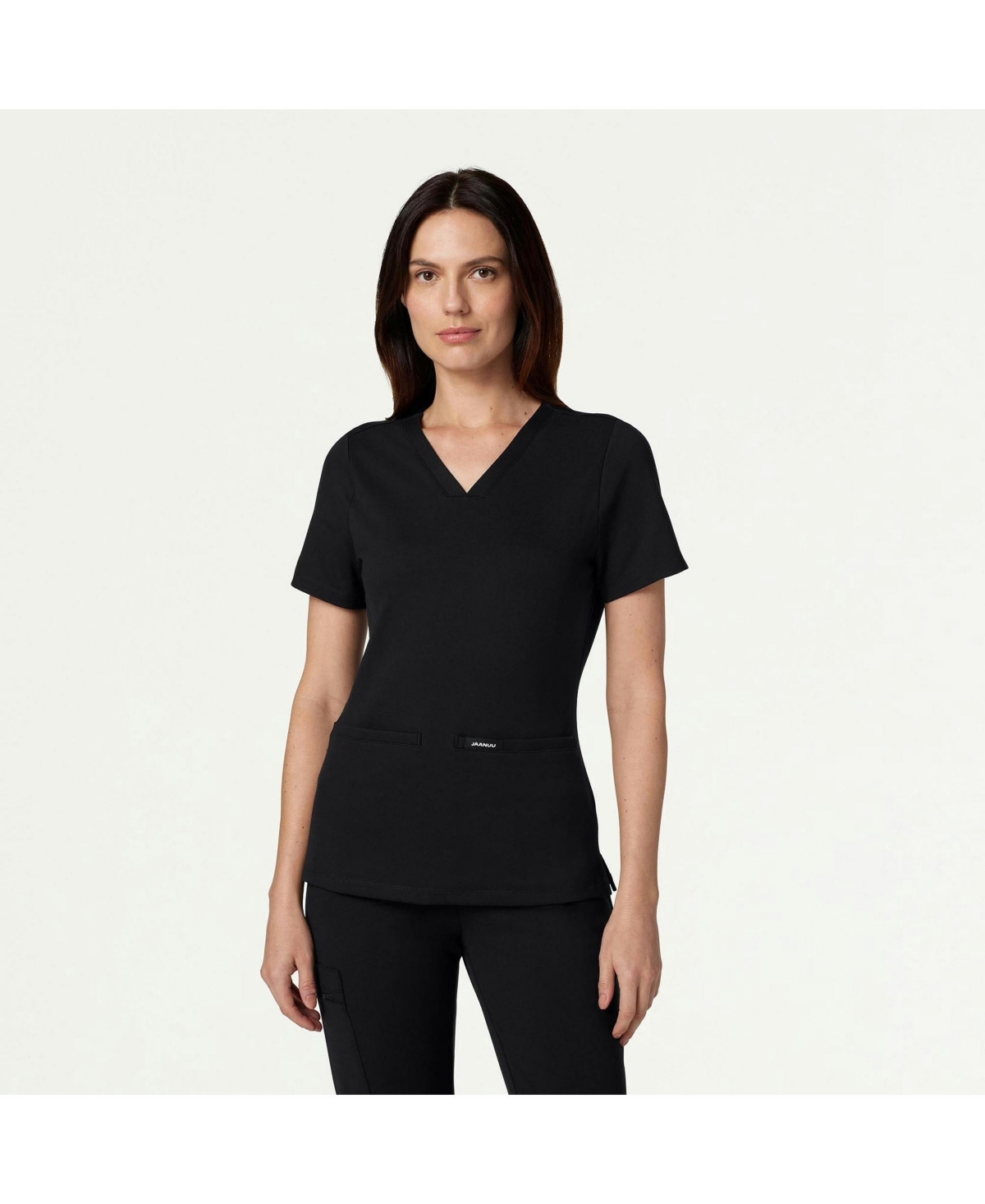 Click here for Jaanuu Womens Cesi 2-Pocket Slim Knit V-Neck Scrub... prices