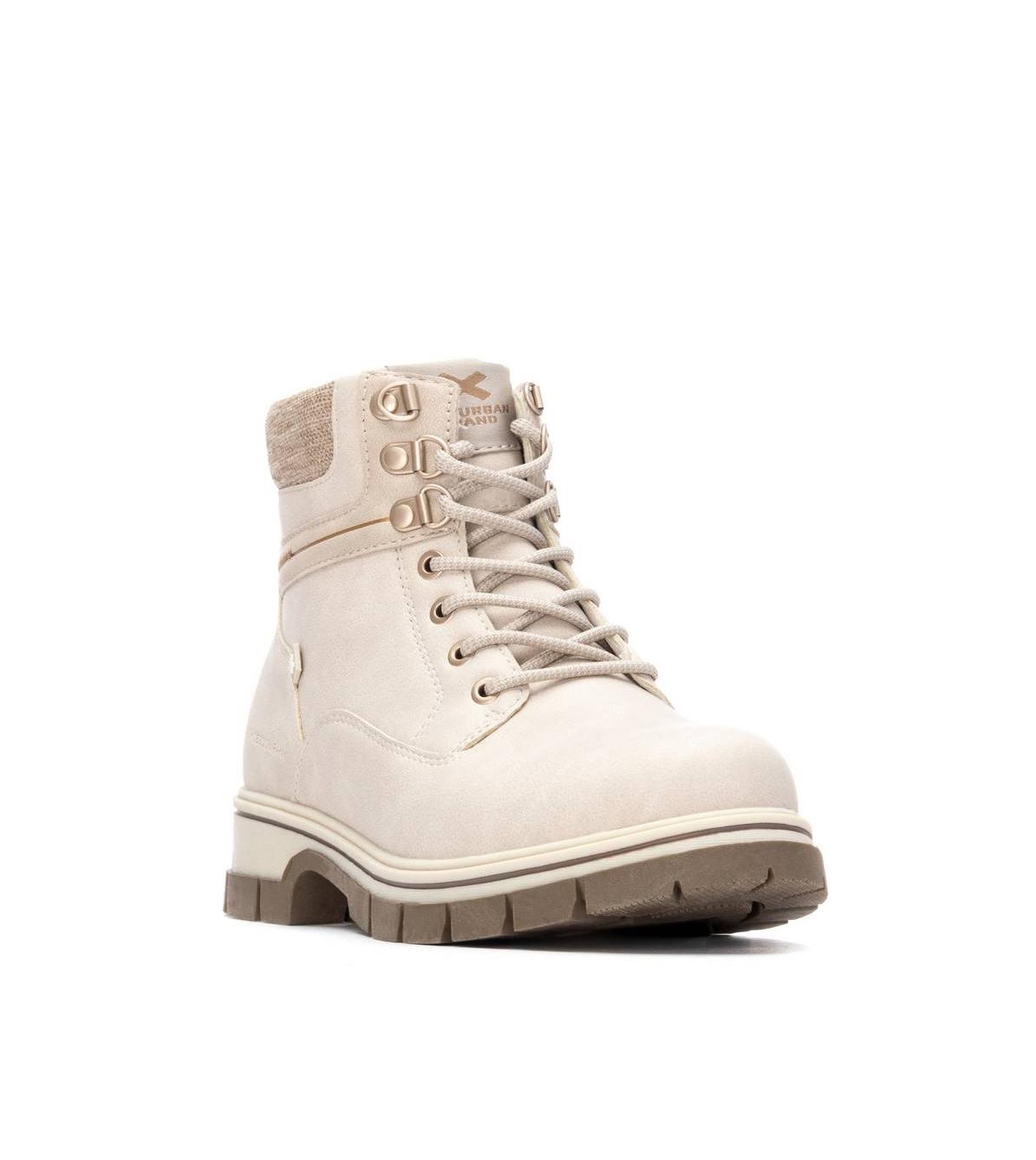 Click here for Xti Womens Ankle Combat Booties - Ice prices