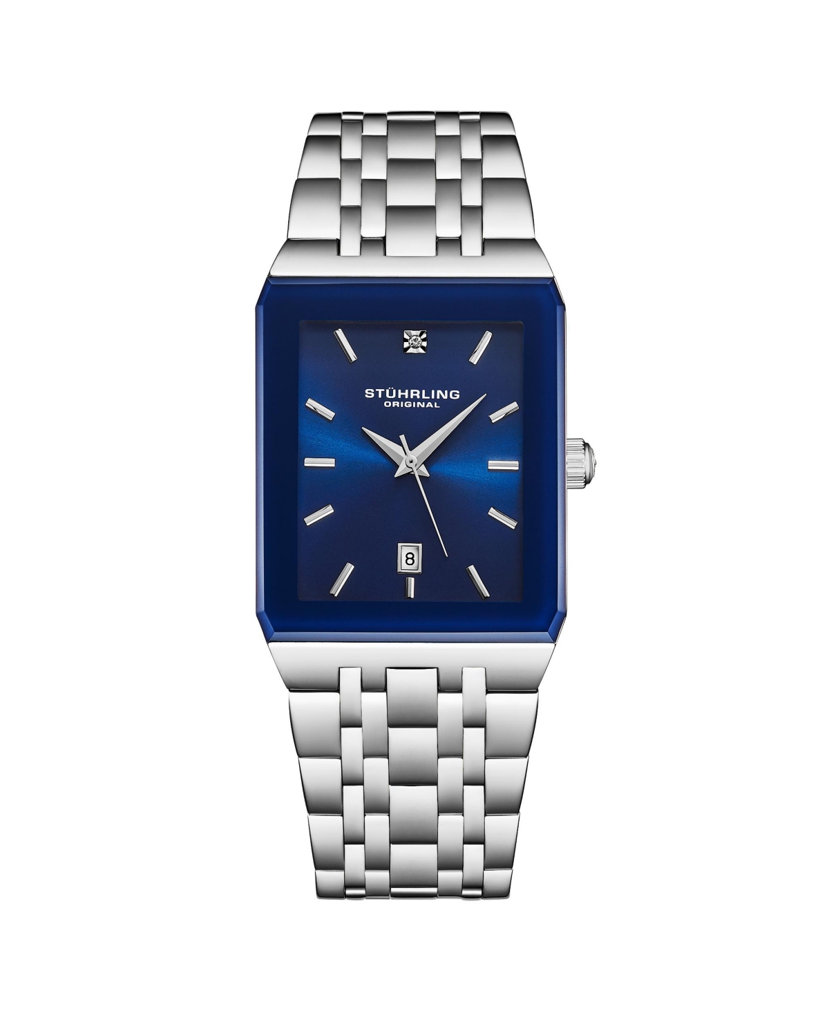 Click here for Stuhrling 4084 Modern Rectangular Bracelet Watch &... prices