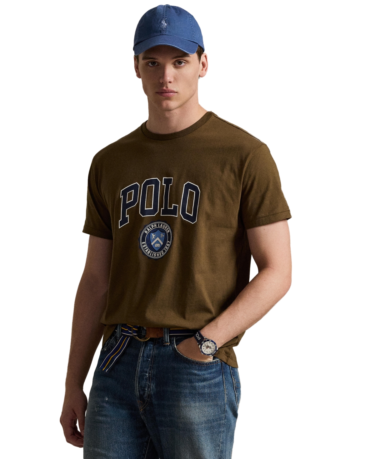 Click here for Polo Ralph Lauren Mens Crew Neck T-shirt - York Br... prices
