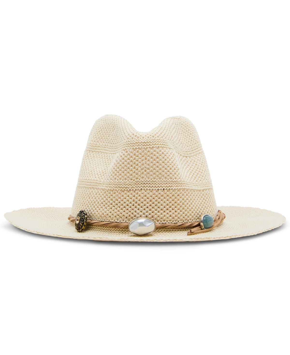 Click here for Steve Madden Packable Panama Hat - Ivory prices