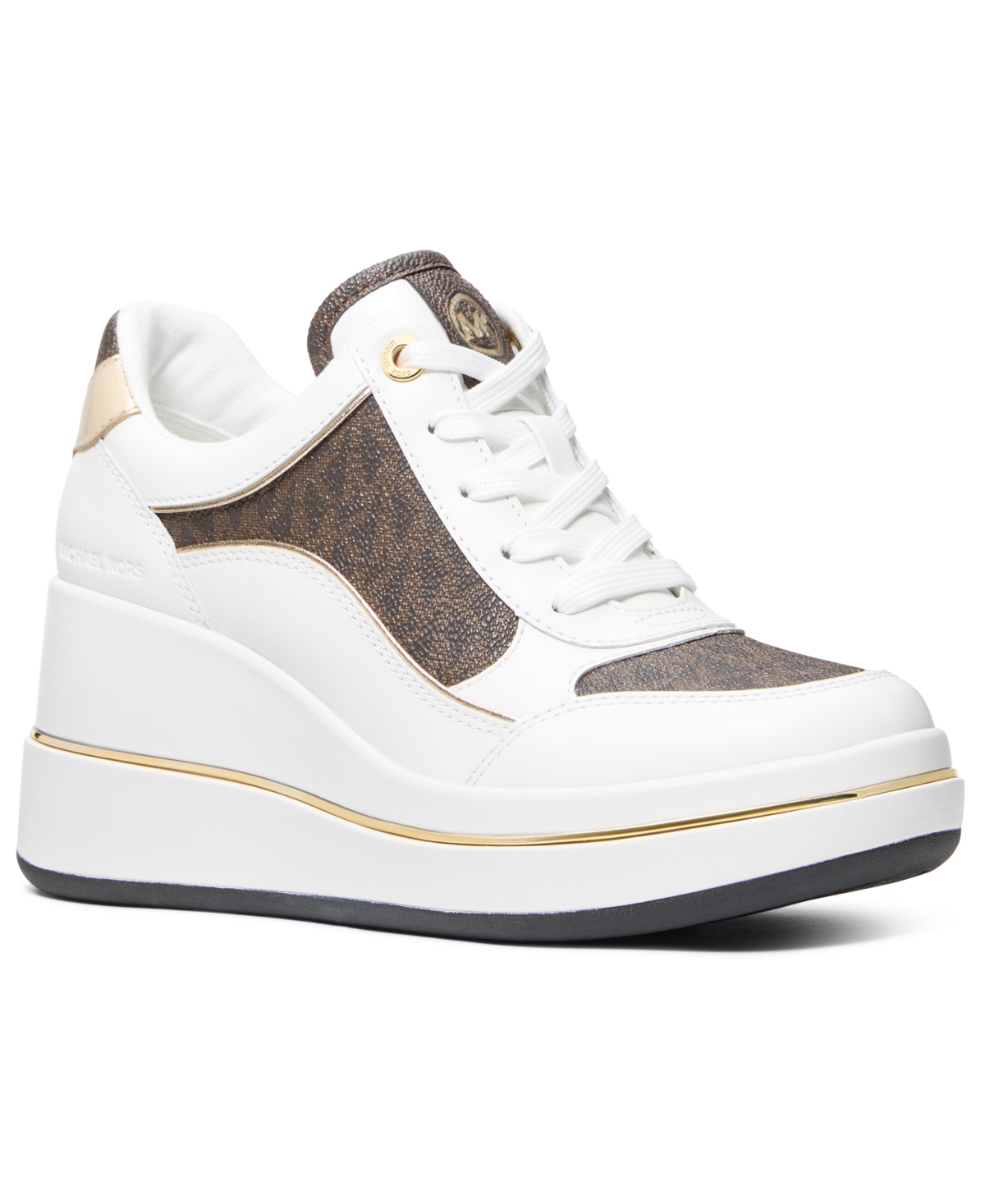 Click here for Michael Michael Kors Womens Emmy Wedge Trainer Sne... prices